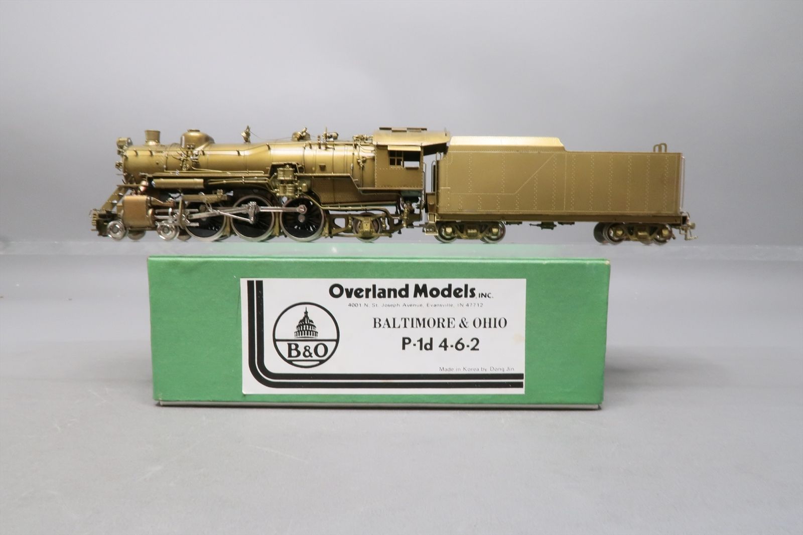 HO Brass Model - OMI 1403 B&O Baltimore & Ohio P-1d 4-6-2 - Unpainted ...