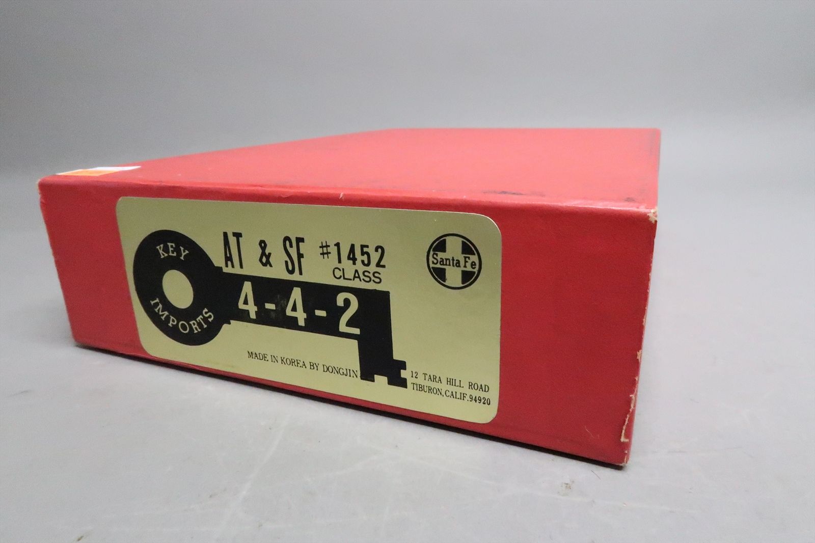 HO Brass Model - Key AT&SF Santa Fe 4-4-2 #1452 - Unpainted - 1987 Run ...