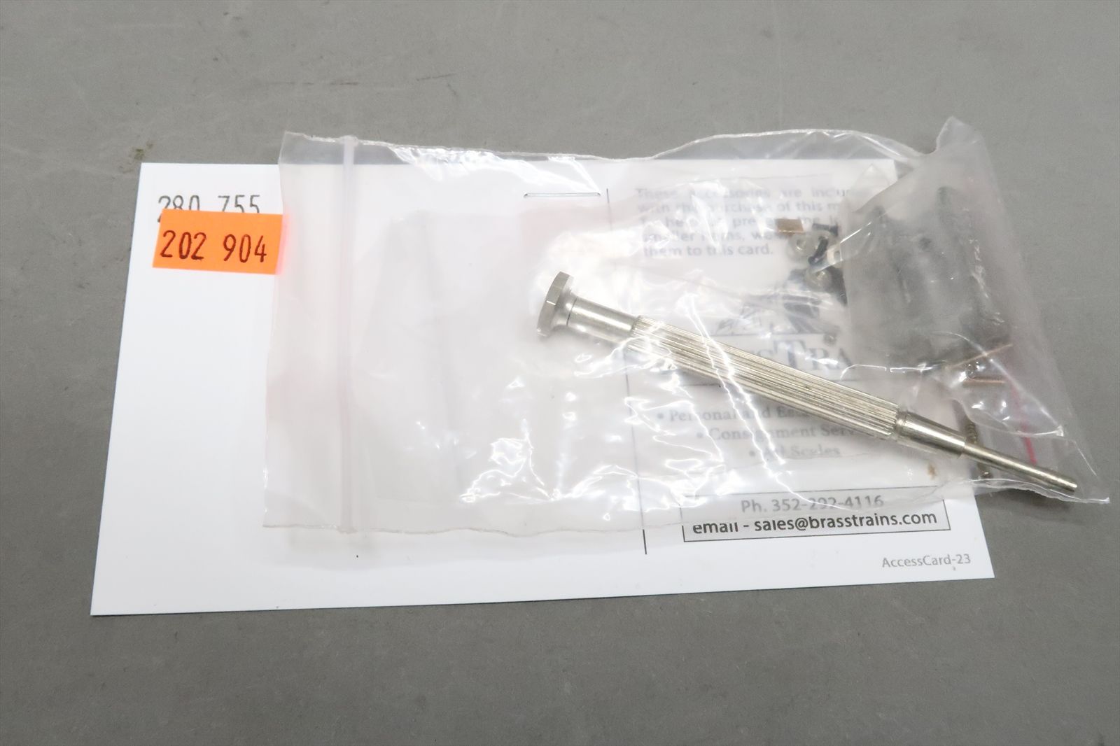 HO Brass Model - Key AT&SF Santa Fe 4-4-2 #1452 - Unpainted - 1987 Run ...