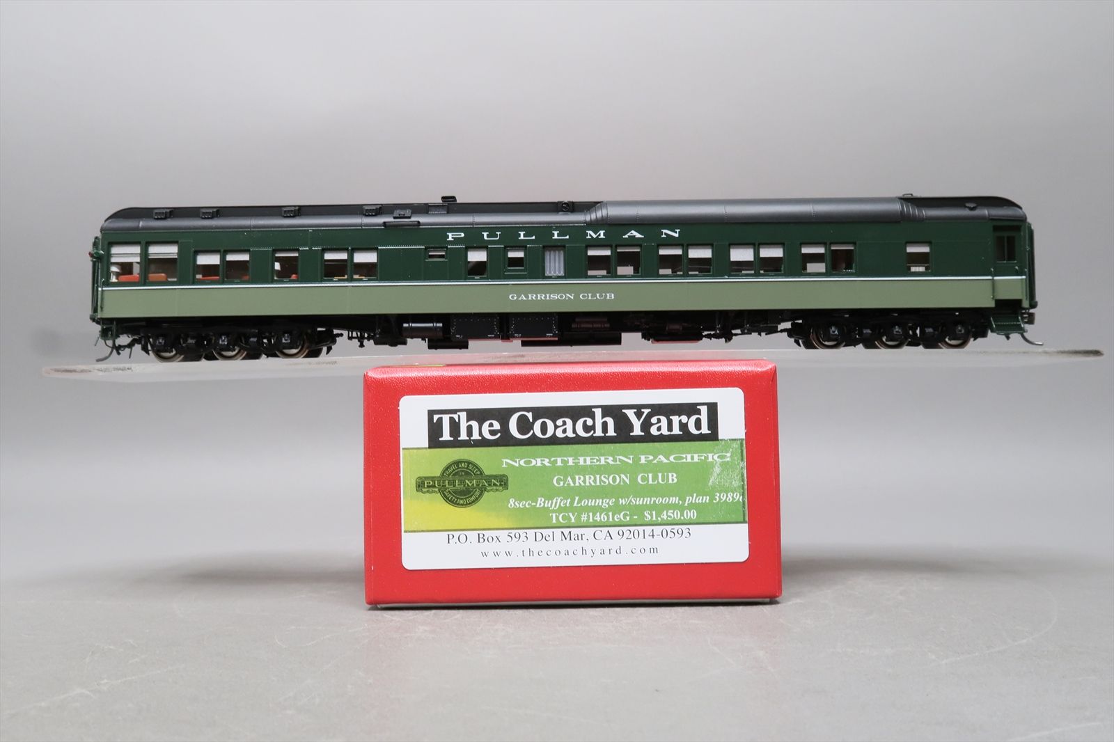 HO Brass Model - TCY 1461eG NP Northern Pacific HW 8 Section Buffet ...