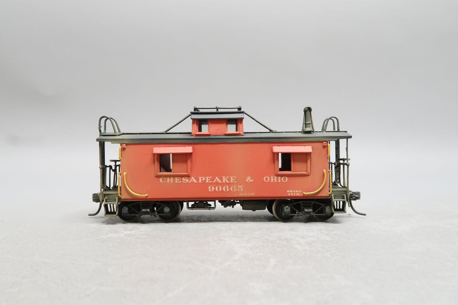 HO Brass Model - OMI 1203 C&O Chesapeake & Ohio Wood Caboose #90665 ...
