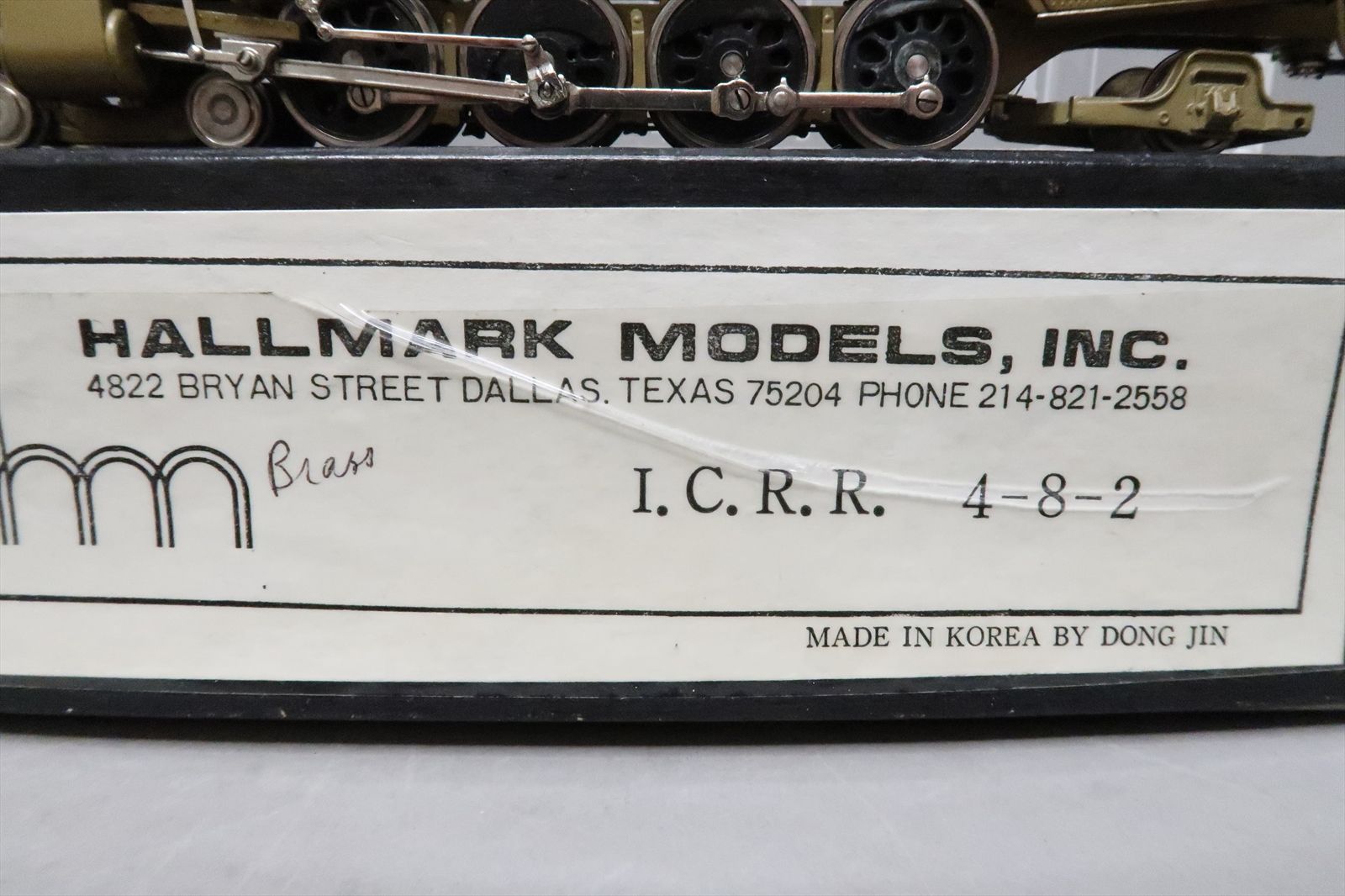 HO Brass Model - HM Hallmark IC Illinois Central 4-8-2 - Unpainted ...
