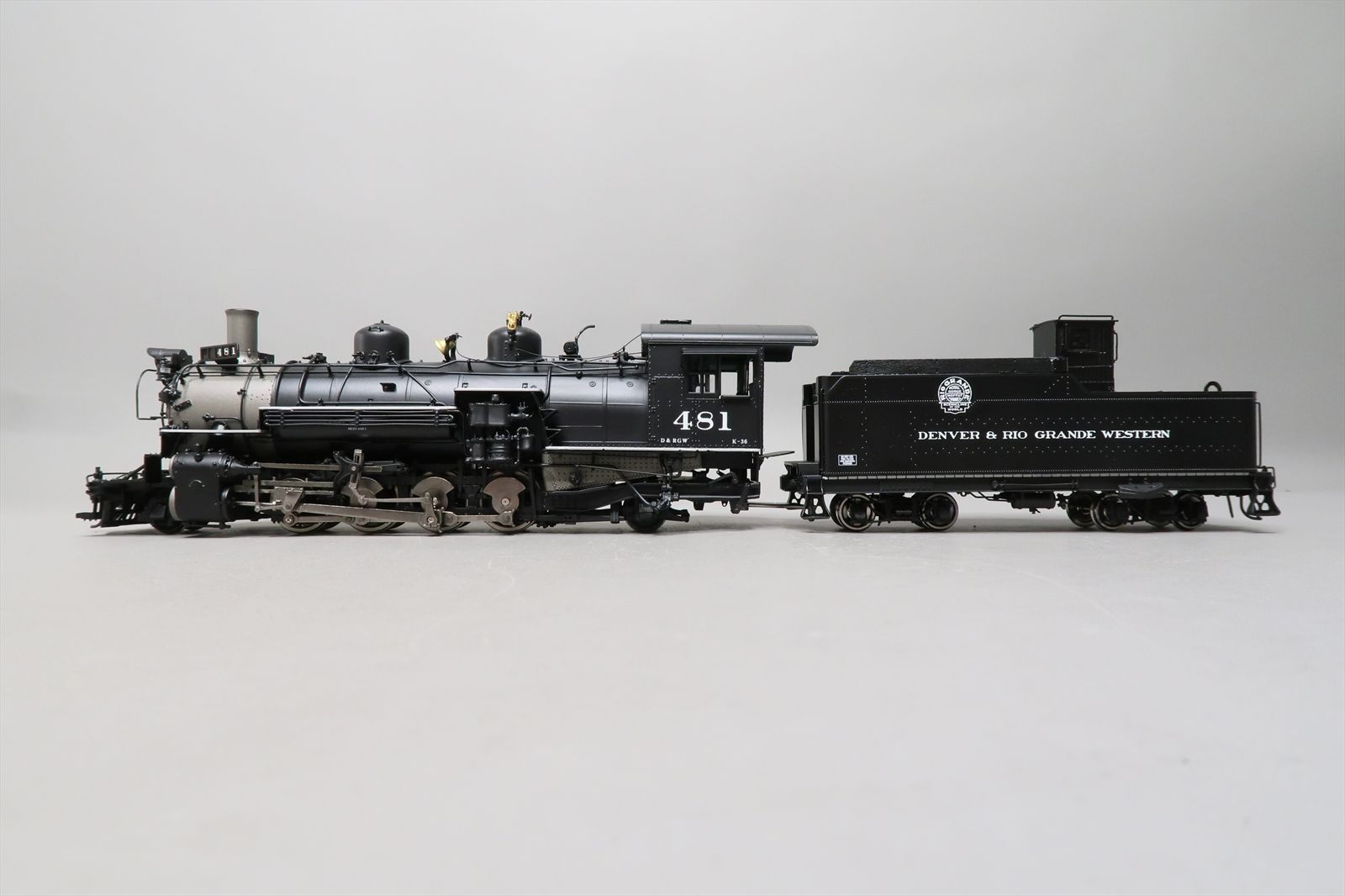 On3 Brass Model - MMI / PSC DC1091-5 D&RGW Rio Grande K-36 2-8-2 Black ...