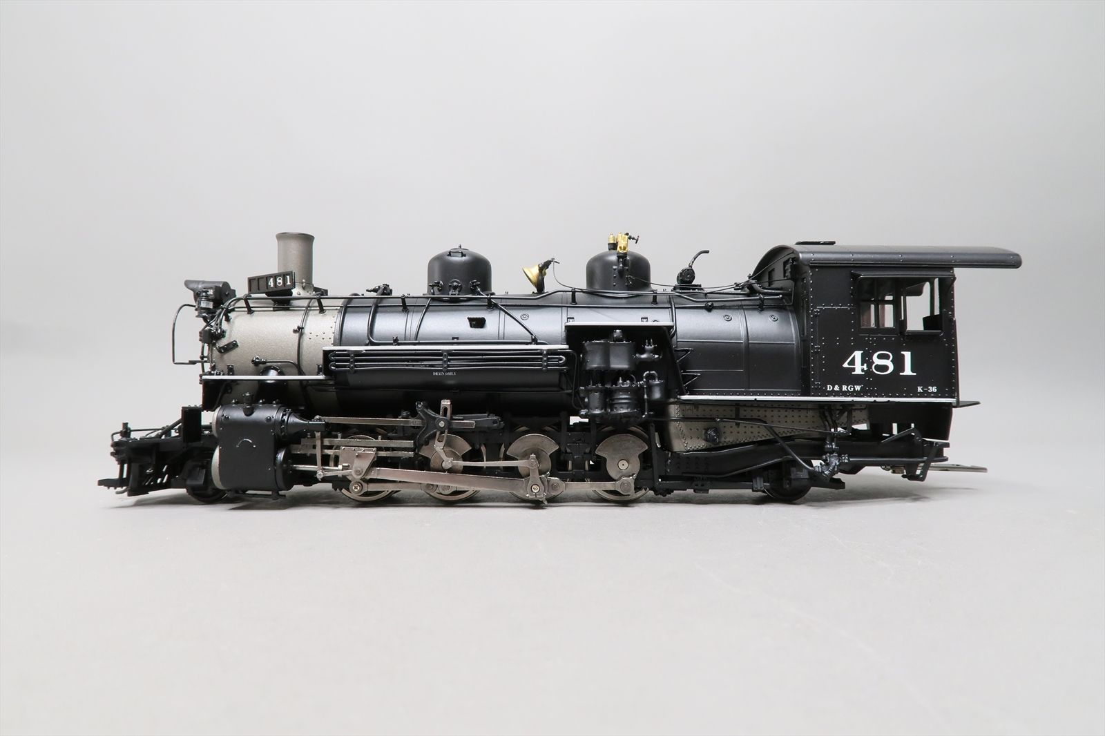 On3 Brass Model - MMI / PSC DC1091-5 D&RGW Rio Grande K-36 2-8-2 Black ...