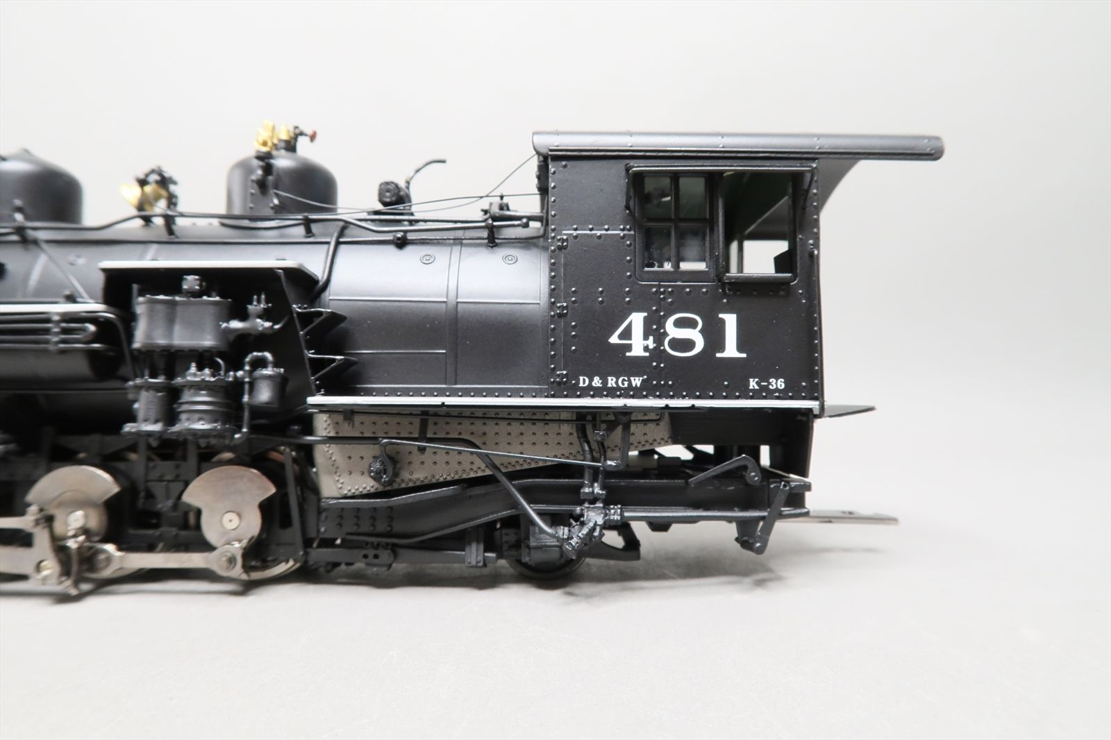 On3 Brass Model - MMI / PSC DC1091-5 D&RGW Rio Grande K-36 2-8-2 Black ...
