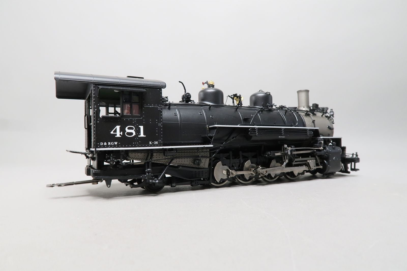 On3 Brass Model - MMI / PSC DC1091-5 D&RGW Rio Grande K-36 2-8-2 Black ...