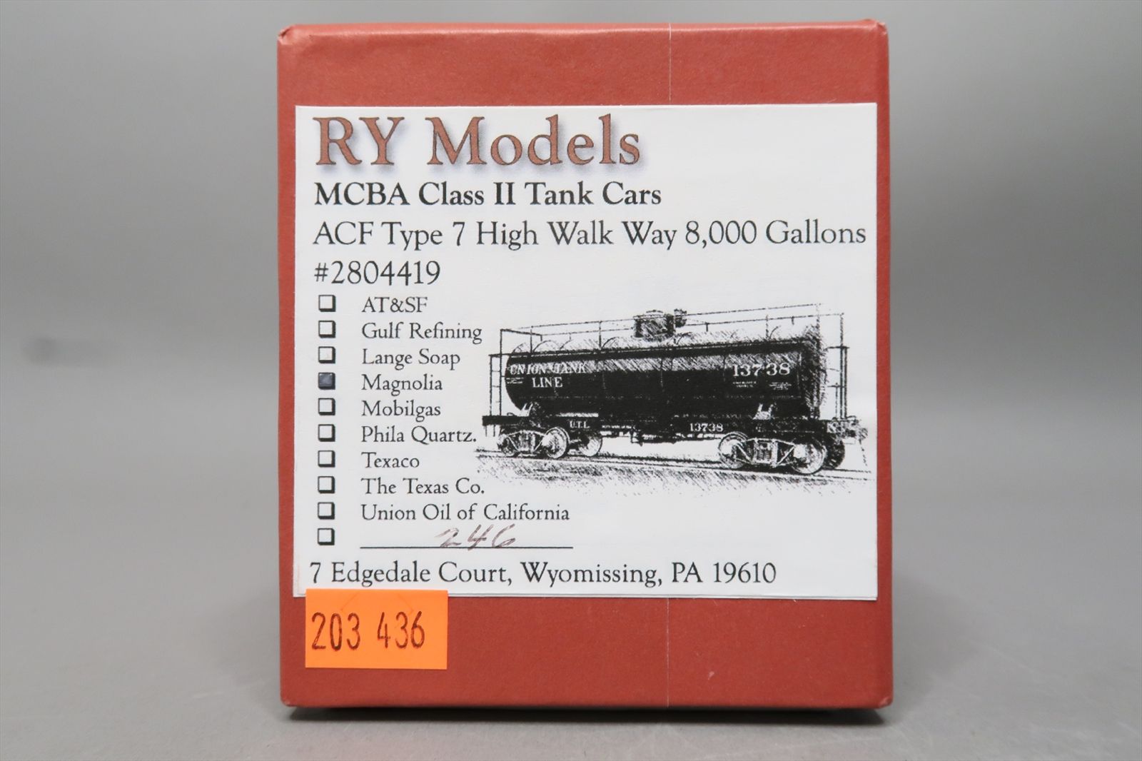 O Brass Model - RYM Rich Yoder 2804419 MPCX Magnolia 8,000 Gallon Type ...