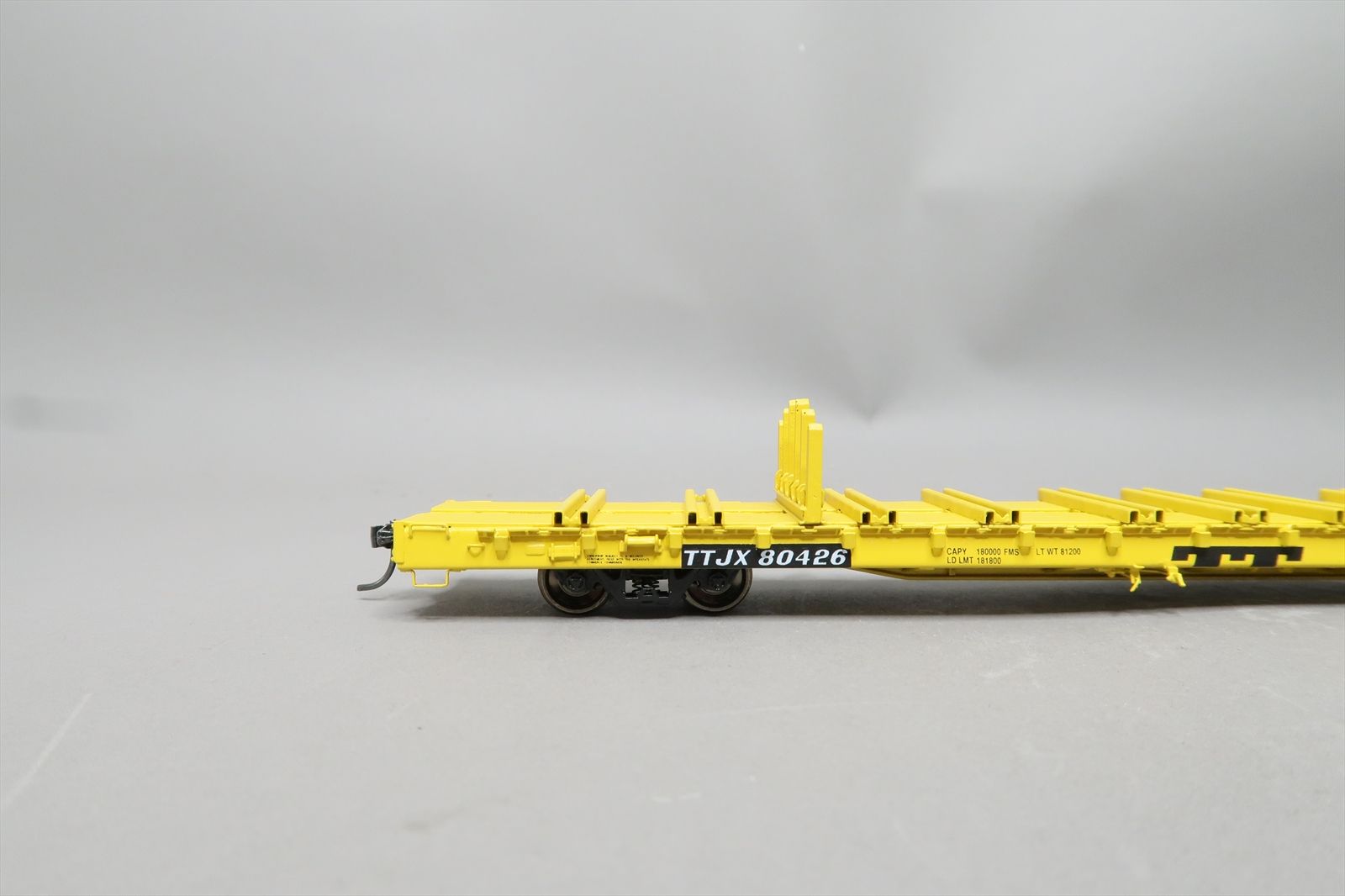 HO Brass Model - OMI 3376.1 TTJX Trailer Train Finger Rack Flatcar ...
