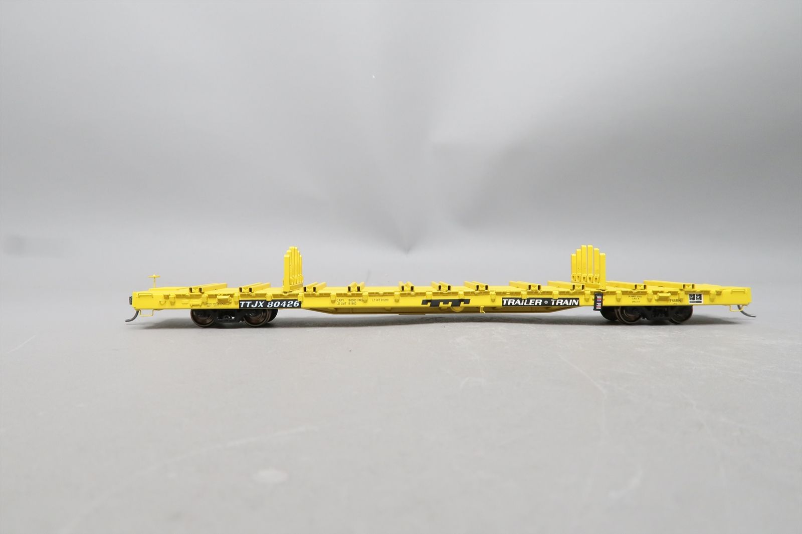 HO Brass Model - OMI 3376.1 TTJX Trailer Train Finger Rack Flatcar ...