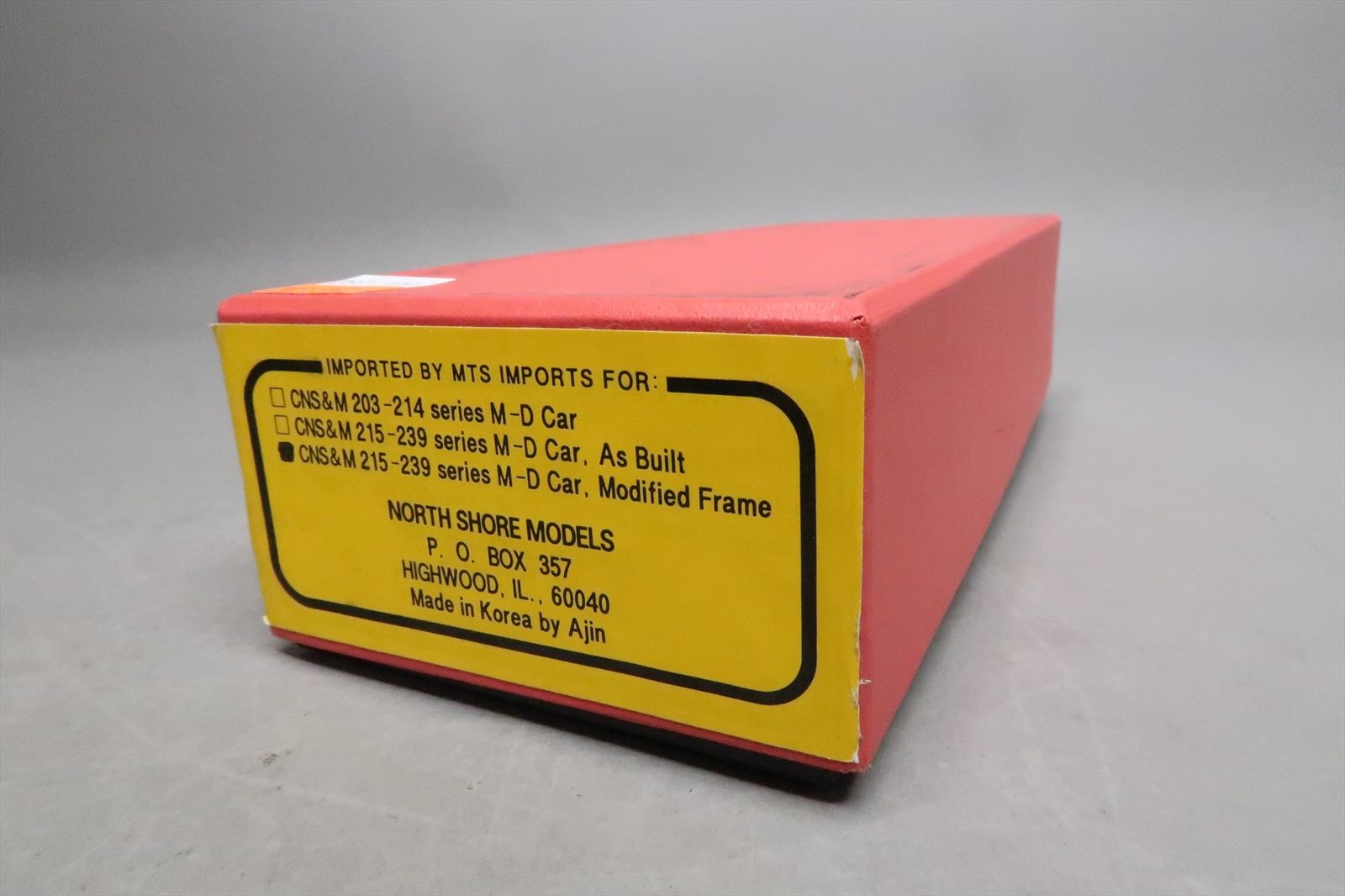 HO Brass Model - MTS CNS&M Chicago North Shore & Milwaukee M-D ...