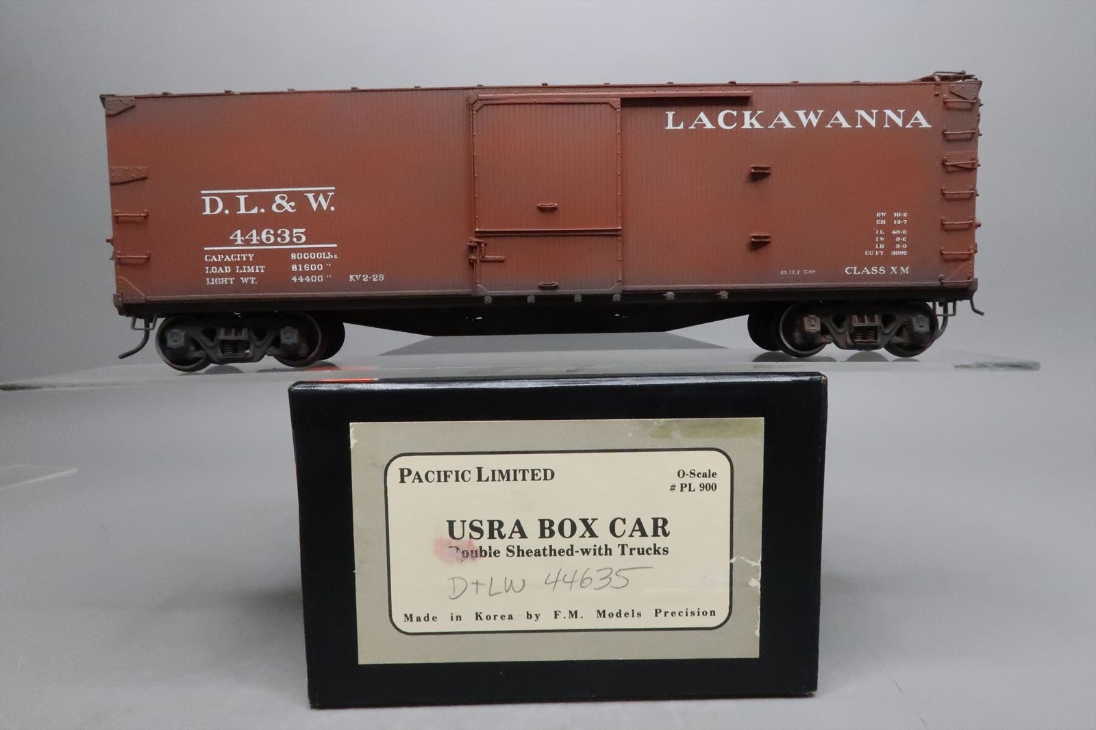 O Brass Model - PL 900 PL-900 DL&W Lackawanna USRA Double Sheathed Wood ...