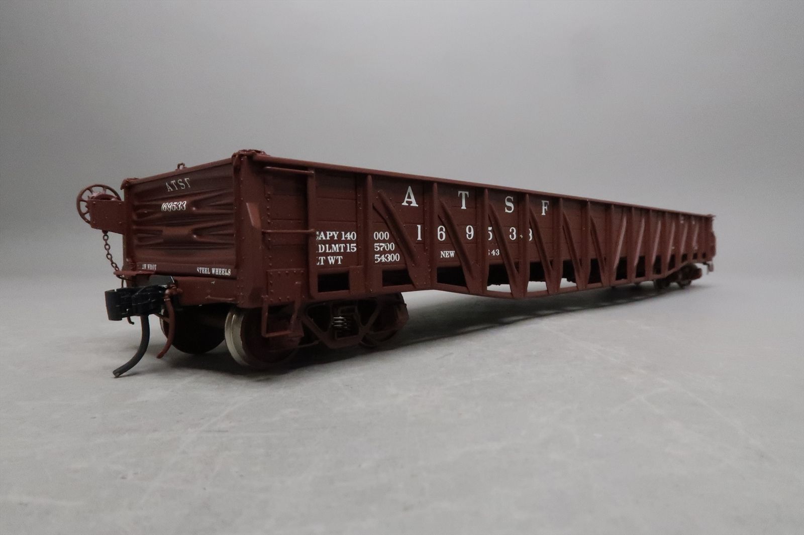 O Brass Model - PL PL-1550 Pacific Limited AT&SF Santa Fe AAR 70-Ton ...