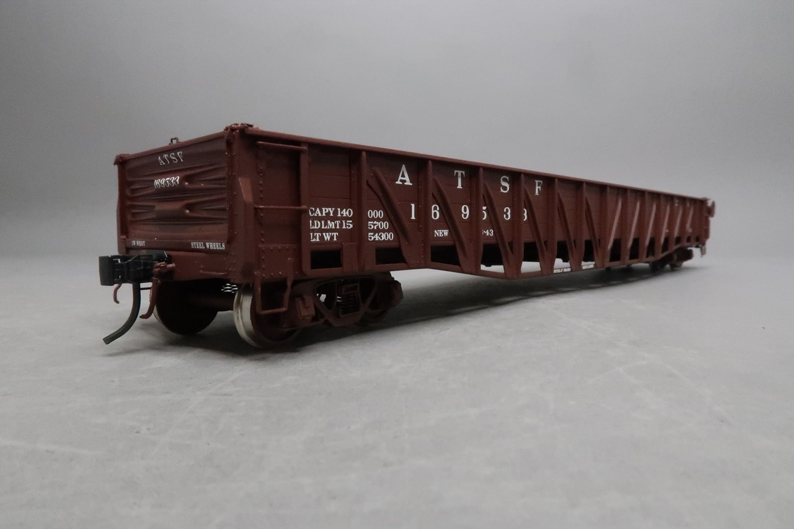 O Brass Model - PL PL-1550 Pacific Limited AT&SF Santa Fe AAR 70-Ton ...