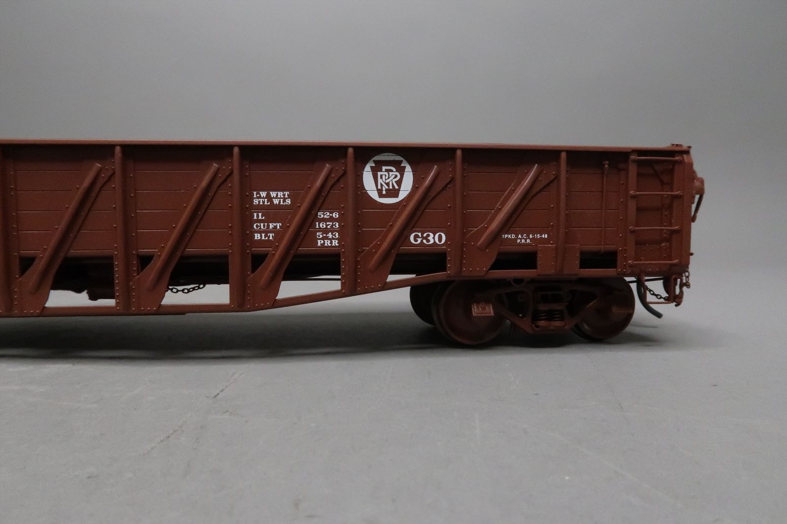 O Brass Model - PL PL-1250A NYC as PRR Pennsylvania AAR Emergency 70 ...