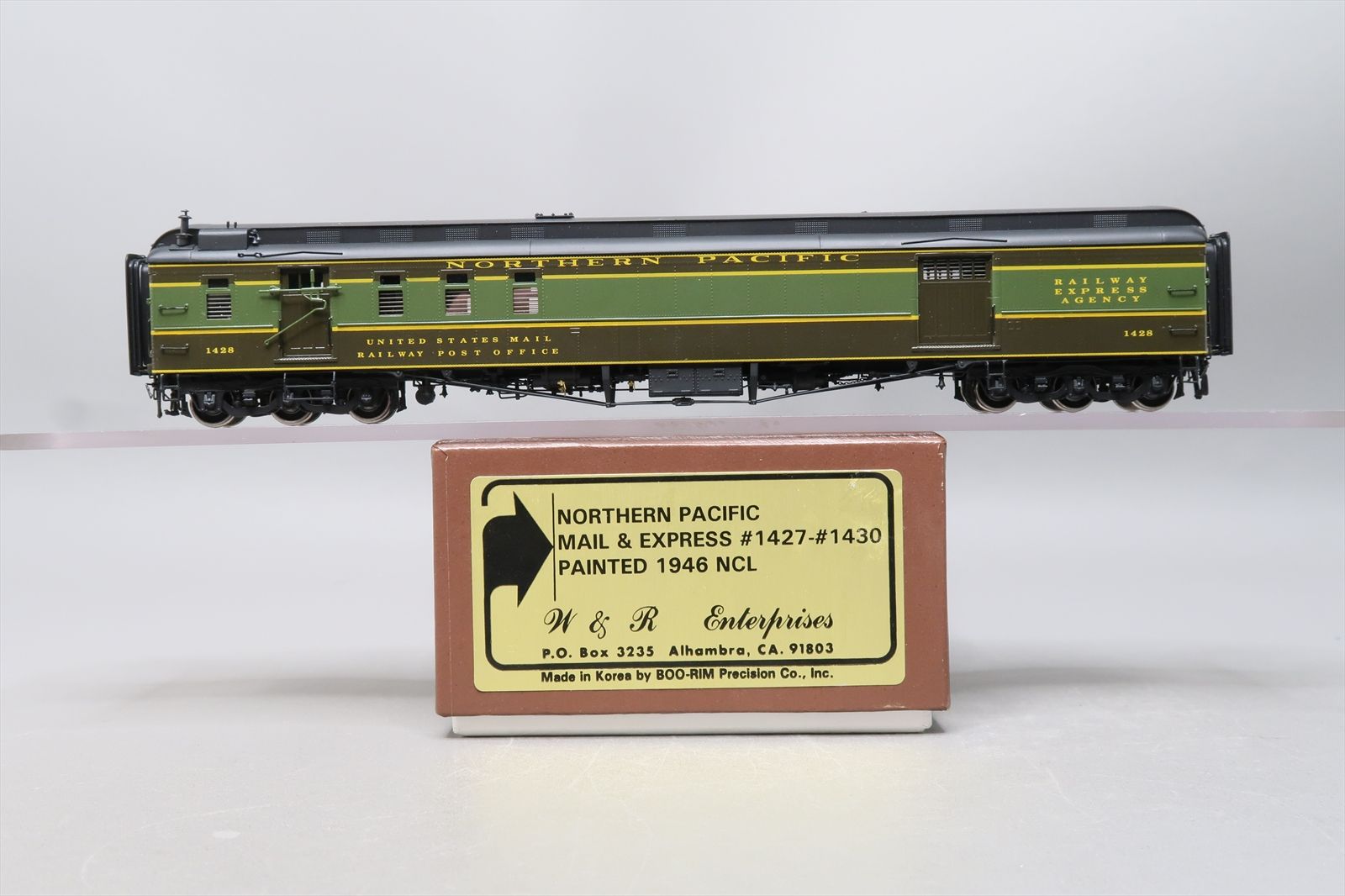 HO Brass Model - W&R NP Northern Pacific 1946 NCL North Coast Limited ...