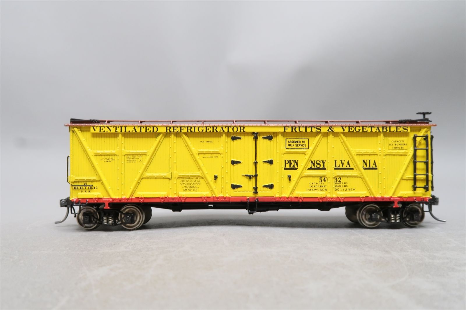 HO Brass Model - OMI 3069 FGEX PRR Pennsylvania R7 Reefer Refrigerator ...