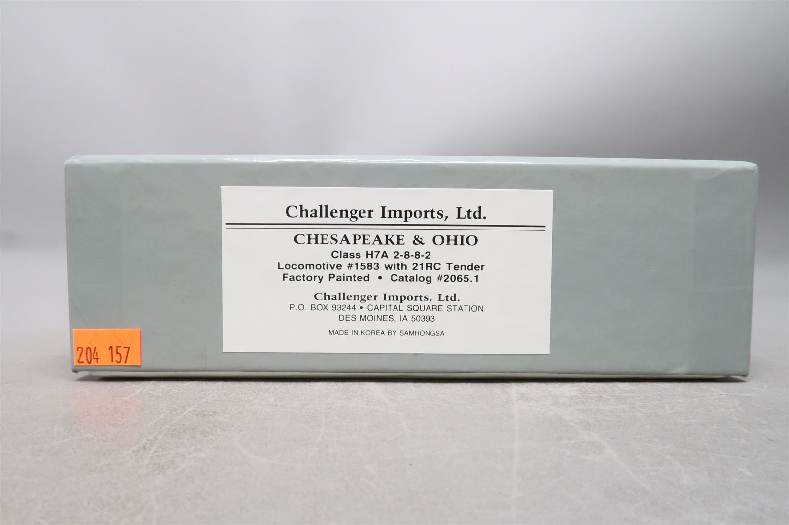 HO Brass Model - CIL 2065.1 C&O Chesapeake & Ohio H7A 2-8-8-2 #1583 - F ...