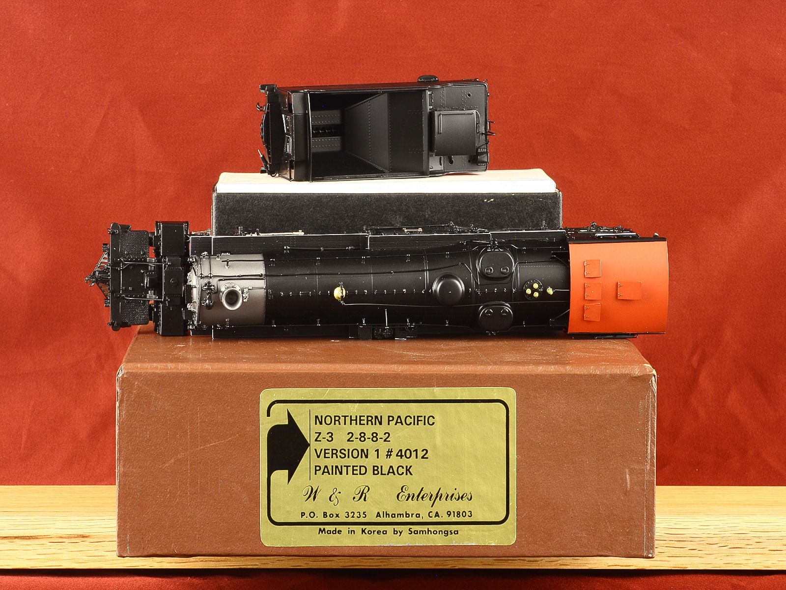 HO Scale W&R Northern Pacific, Z-3, 2-8-8-2, #4012
