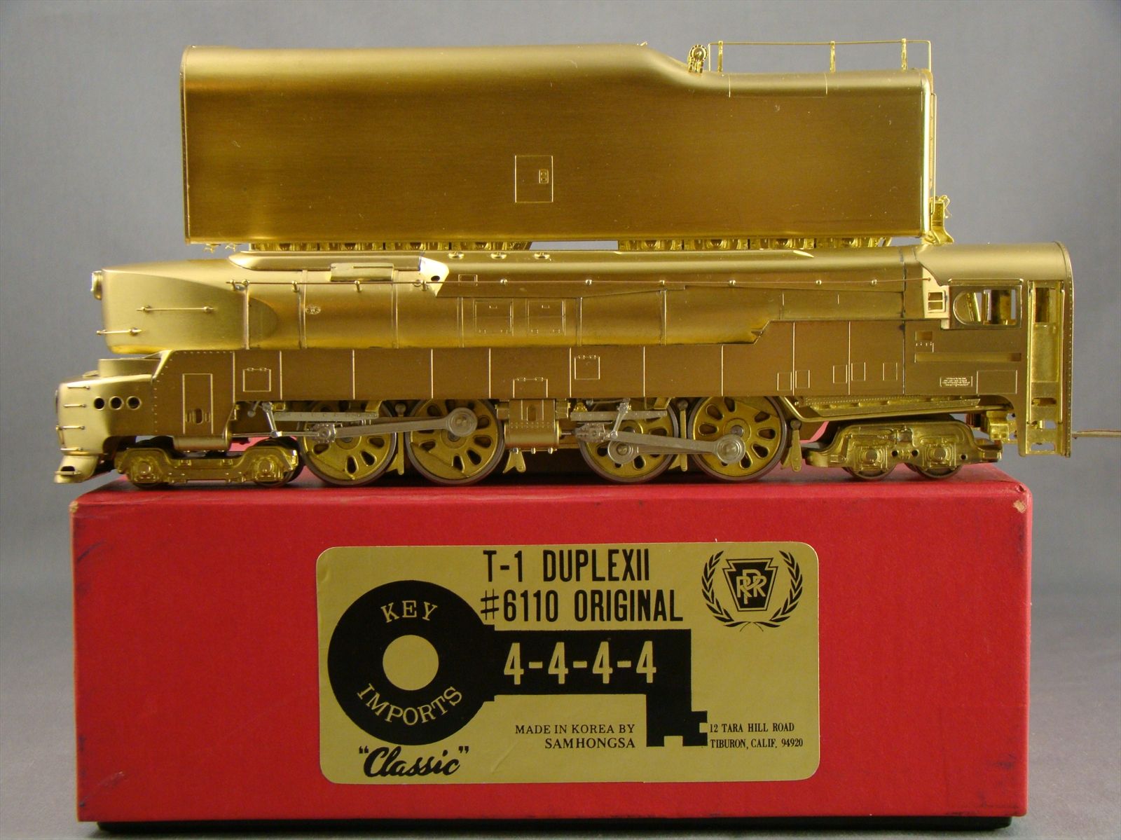 HO Key Imports PRR 4-4-4-4 T-1 Duplex #6110 Original