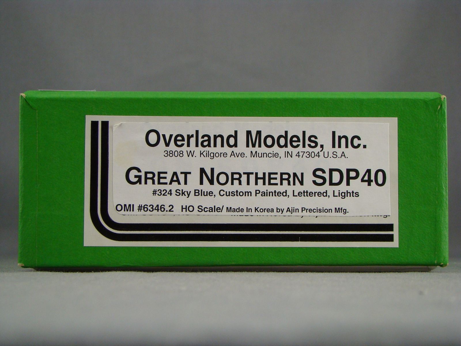 HO OMI GN Great Northern SDP40 #324 Sky Blue