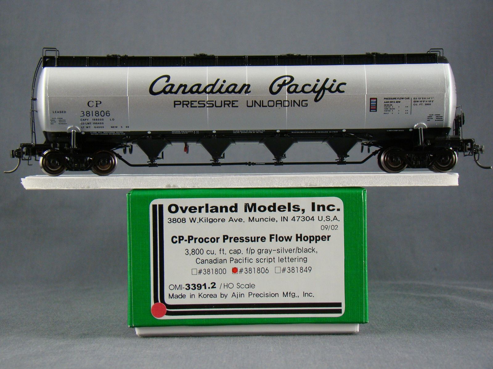HO OMI CN Canadian National Procor Pressure Flow Hopper