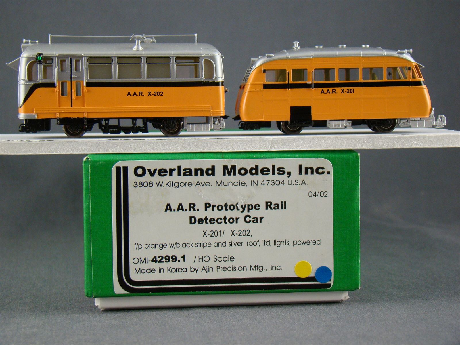HO OMI AAR Prototype Rial Detector Car X-202