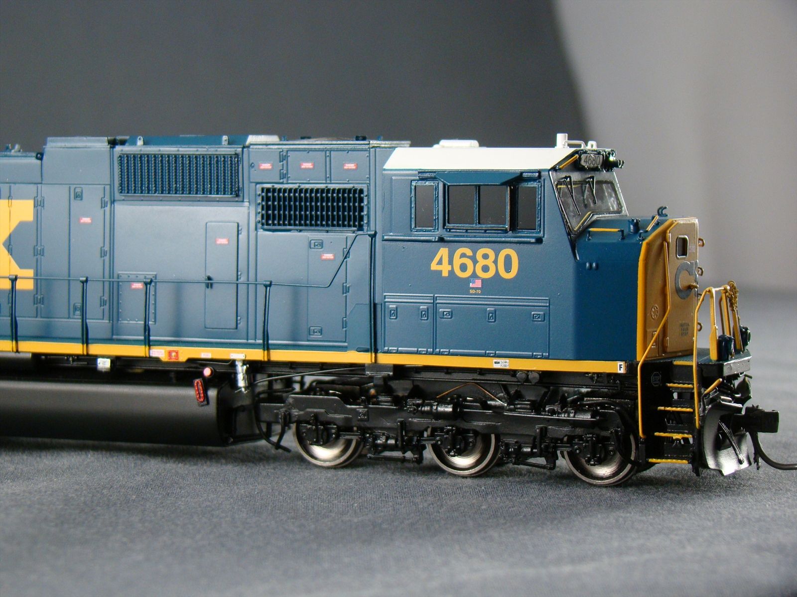 HO OMI CSX SD70M #4680 Ex-EMD Lease Unit