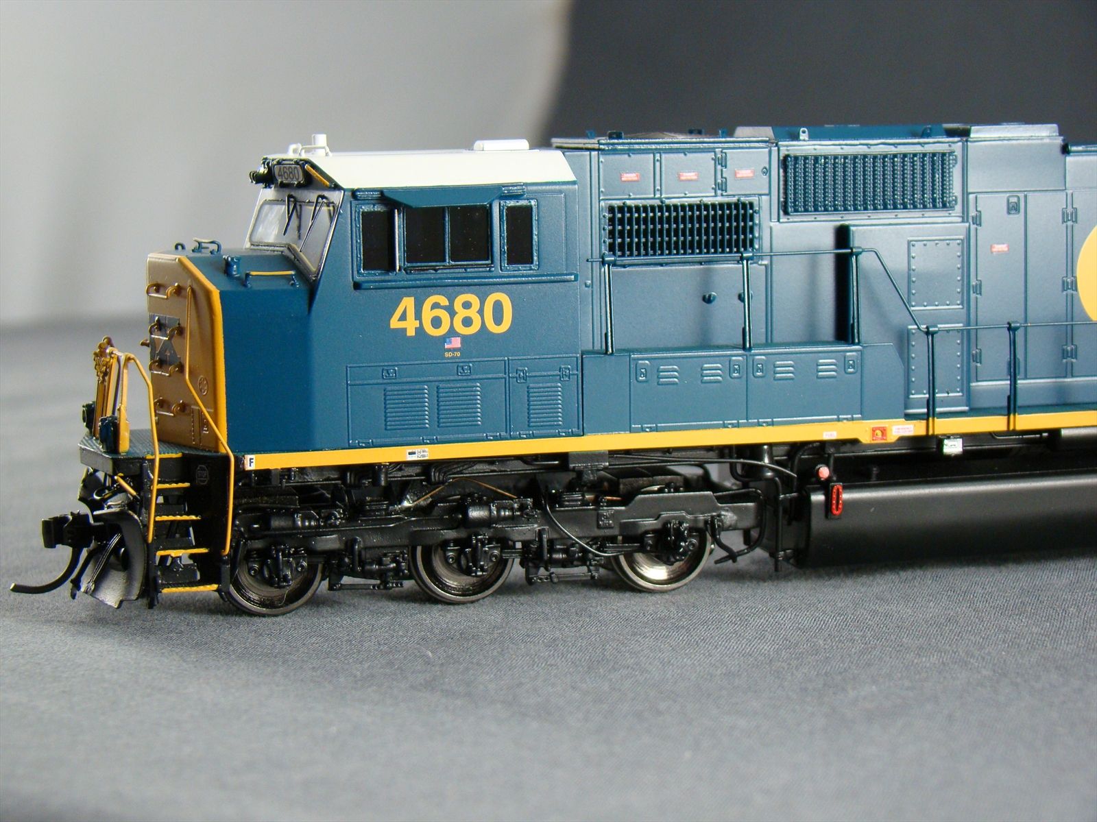 HO OMI CSX SD70M #4680 Ex-EMD Lease Unit