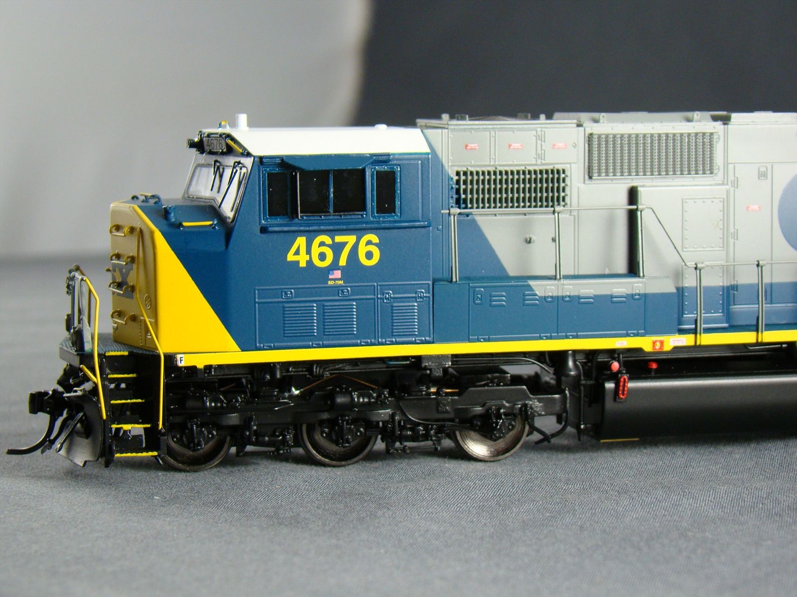 HO OMI CSX SD70M #4676 Ex-EMD Lease Unit