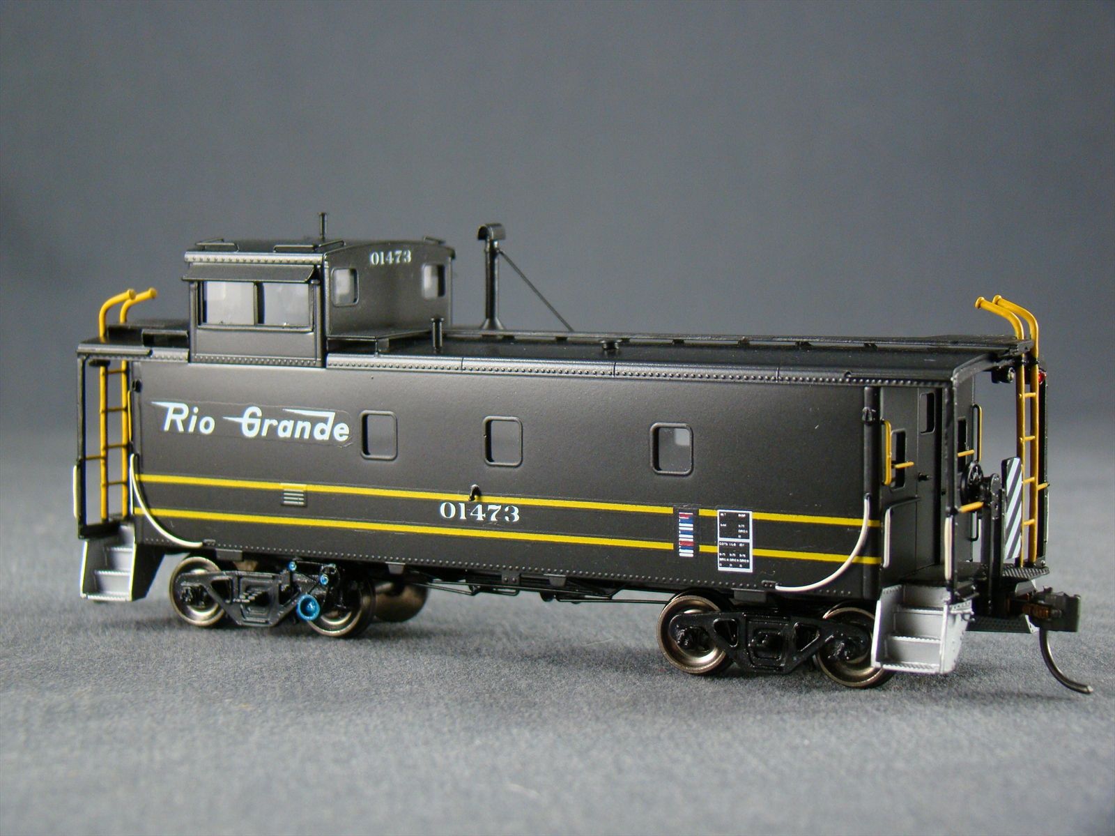 HO OMI D&RGW Rio Grande Caboose #01473 Black