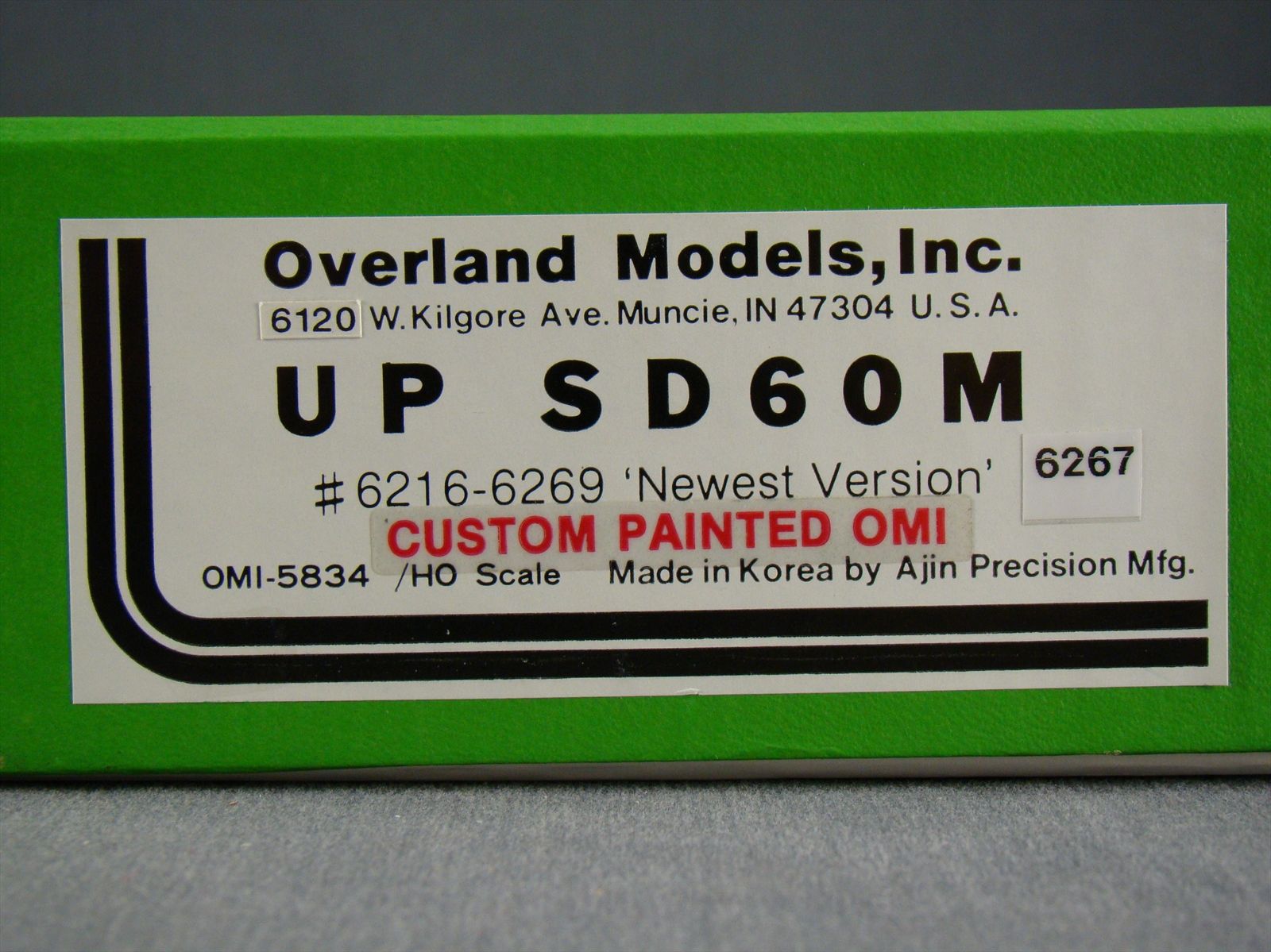 HO OMI UP Union Pacific SD60M #6267