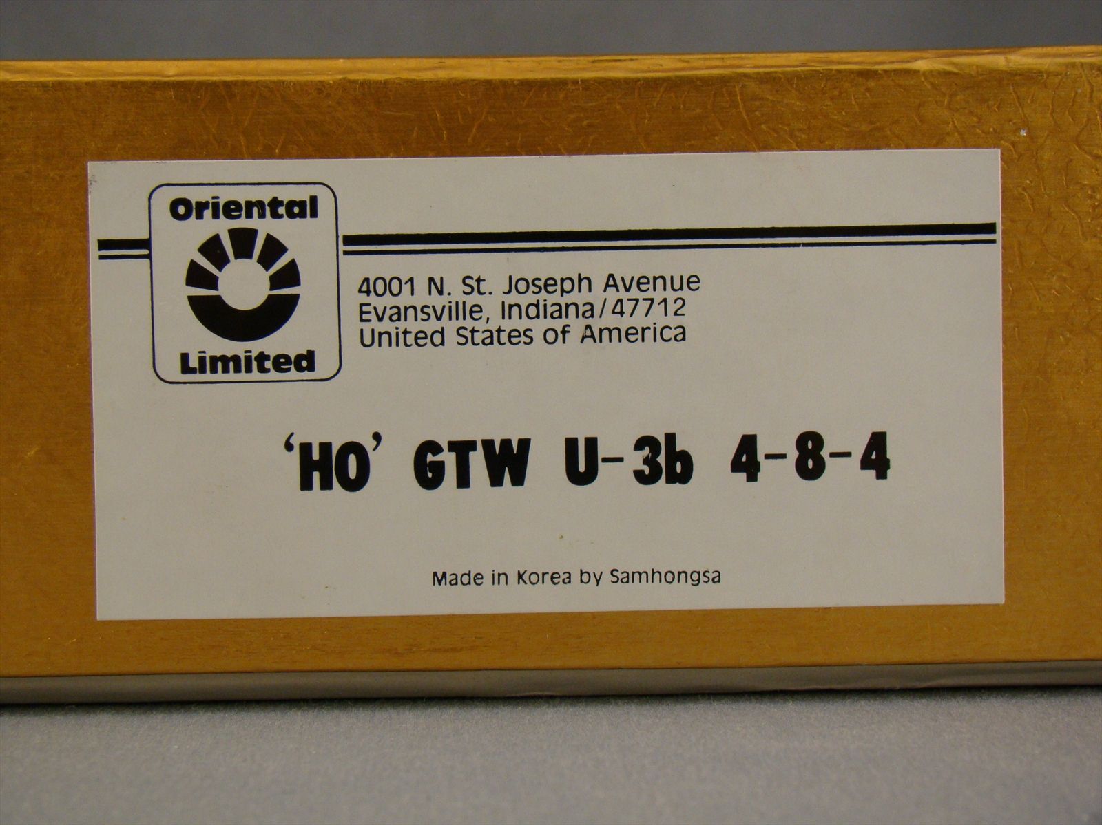 HO Oriental GTW Grand Trunk Western U-3b 4-8-4