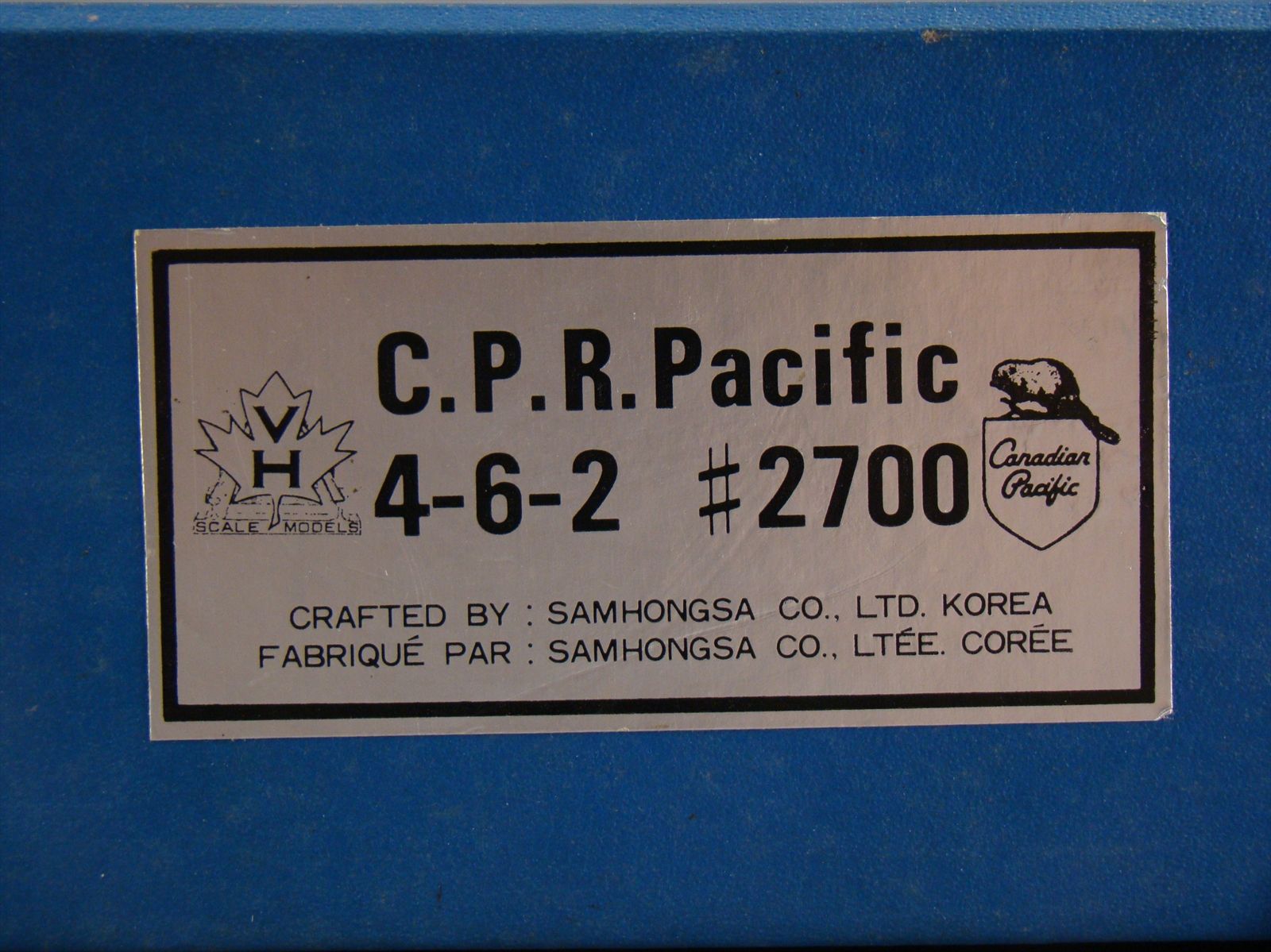 HO VH CP Canadian Pacific 4-6-2 G-4a #2716 w/ Coasting Drive