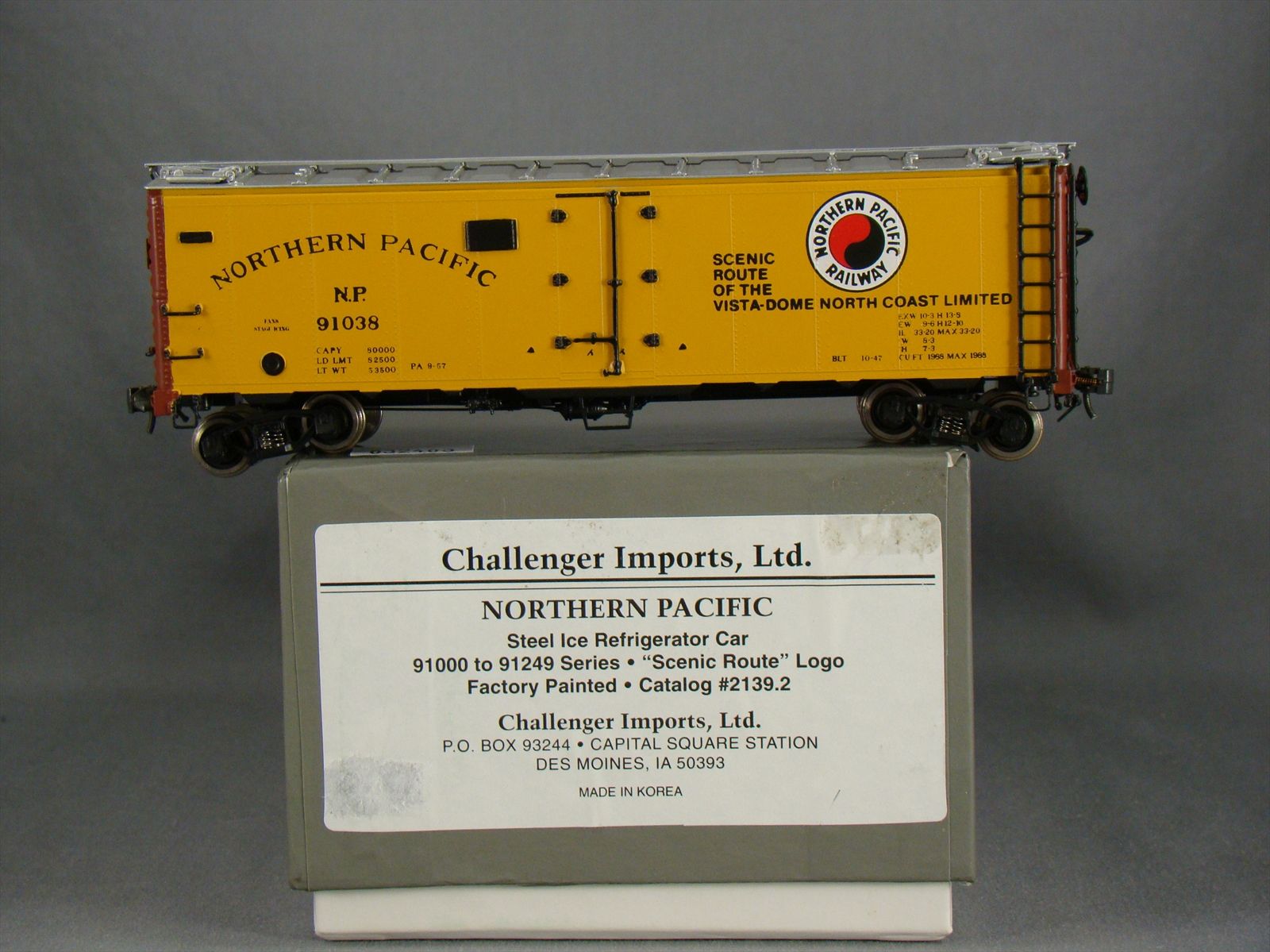 HO CIL 2139.1 NP Northern Pacific Reefer 'Main Street' #91009