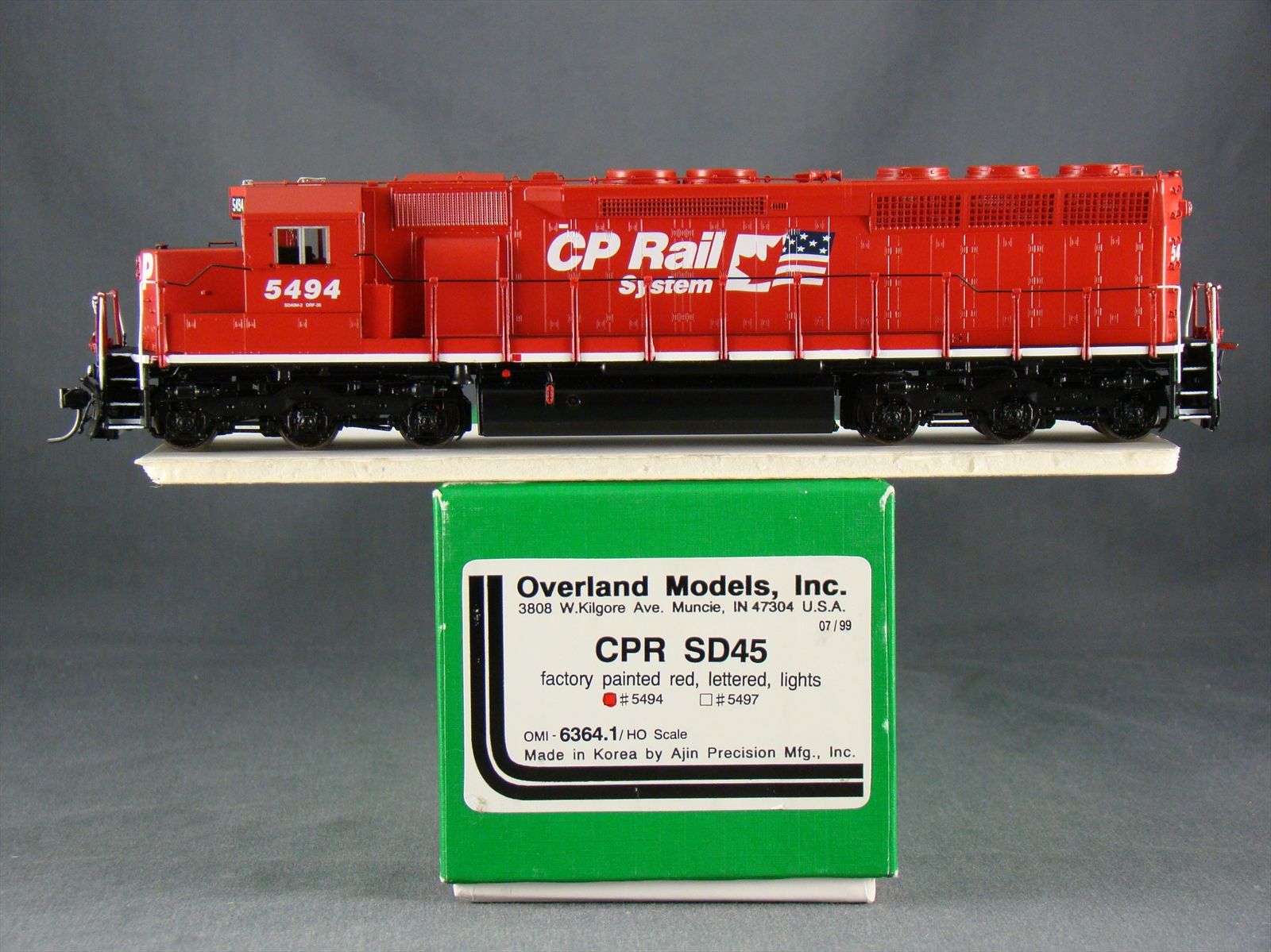 HO OMI 6364.1 CP Canadian Pacific SD45 SD40M-2 DRF-30 #5494