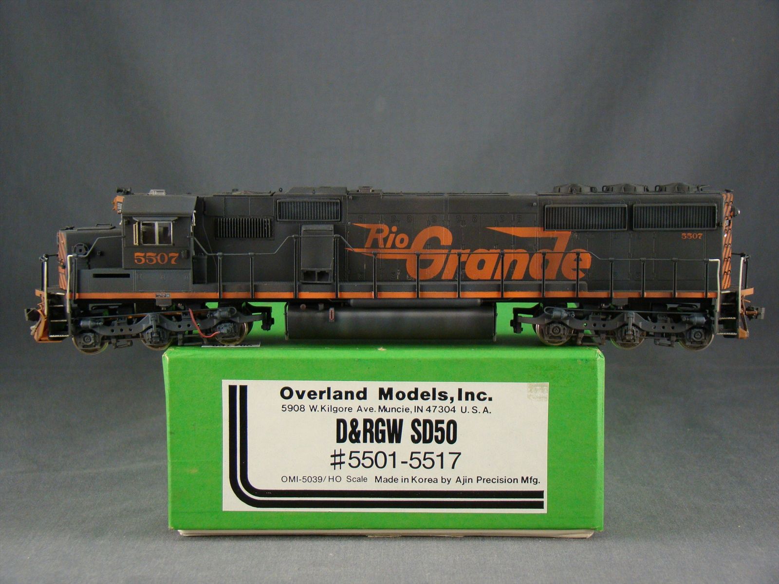 HO OMI 5039 Overland D&RGW EMD SD50 #5507 Custom