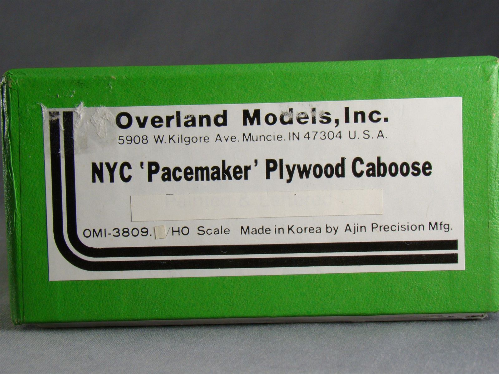 HO OMI 3809 NYC Pacemaker Plywood Caboose