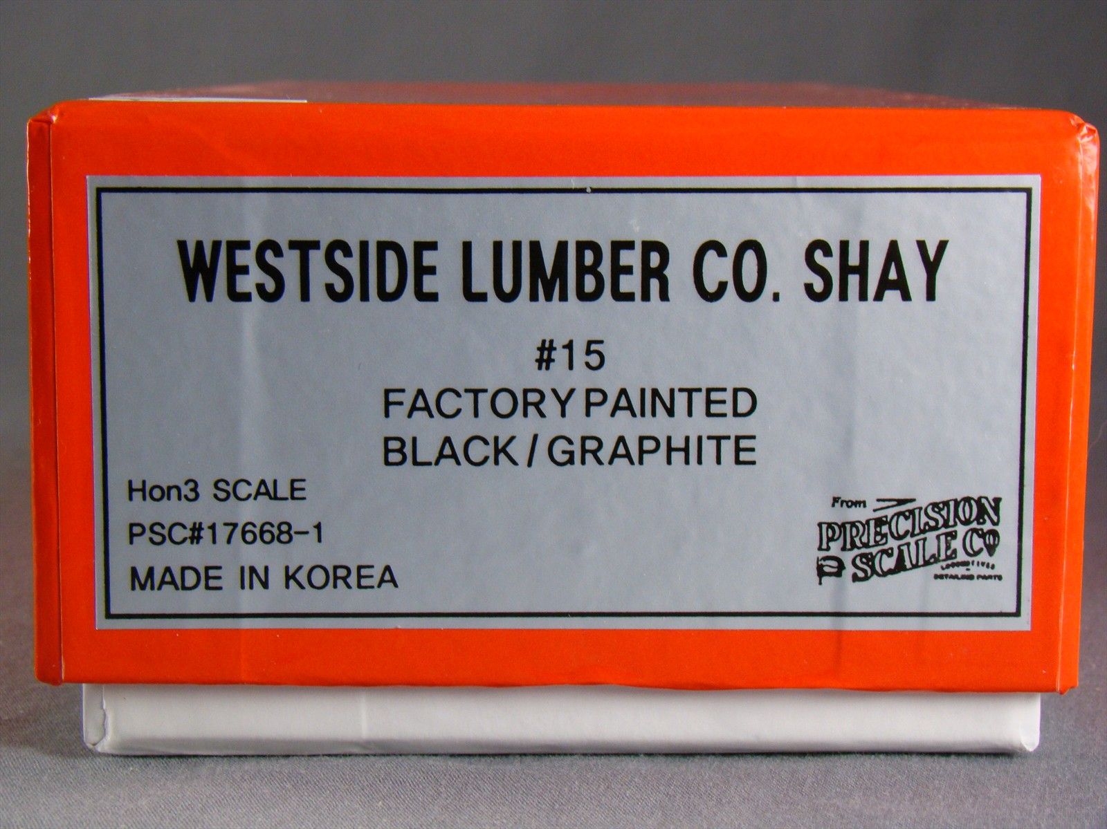 HOn3 PSC WSLC Westside Lumber Company 3 Truck Shay #15