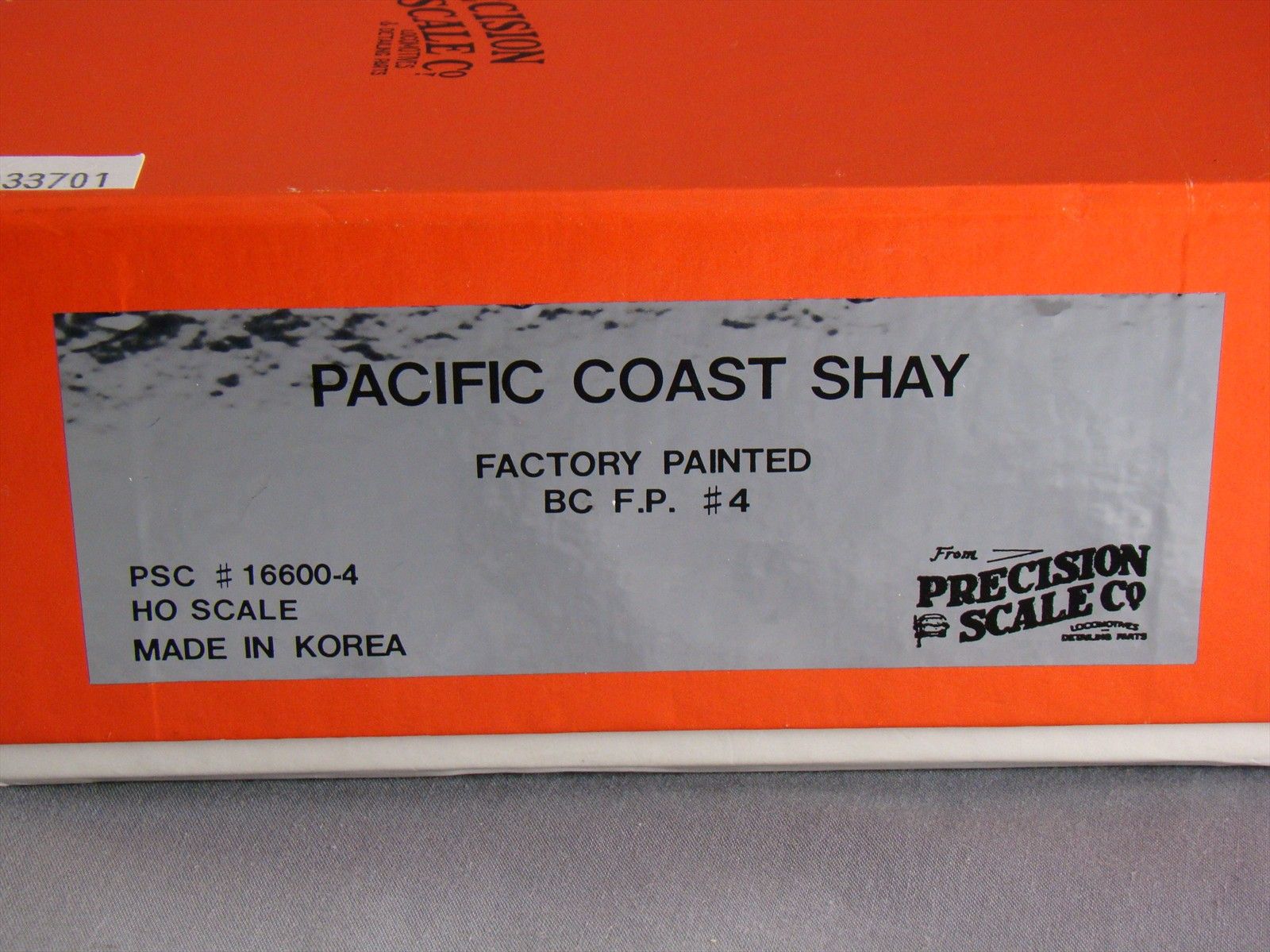 HO PSC BC Forrest Pacific Coast 3 Truck Shay