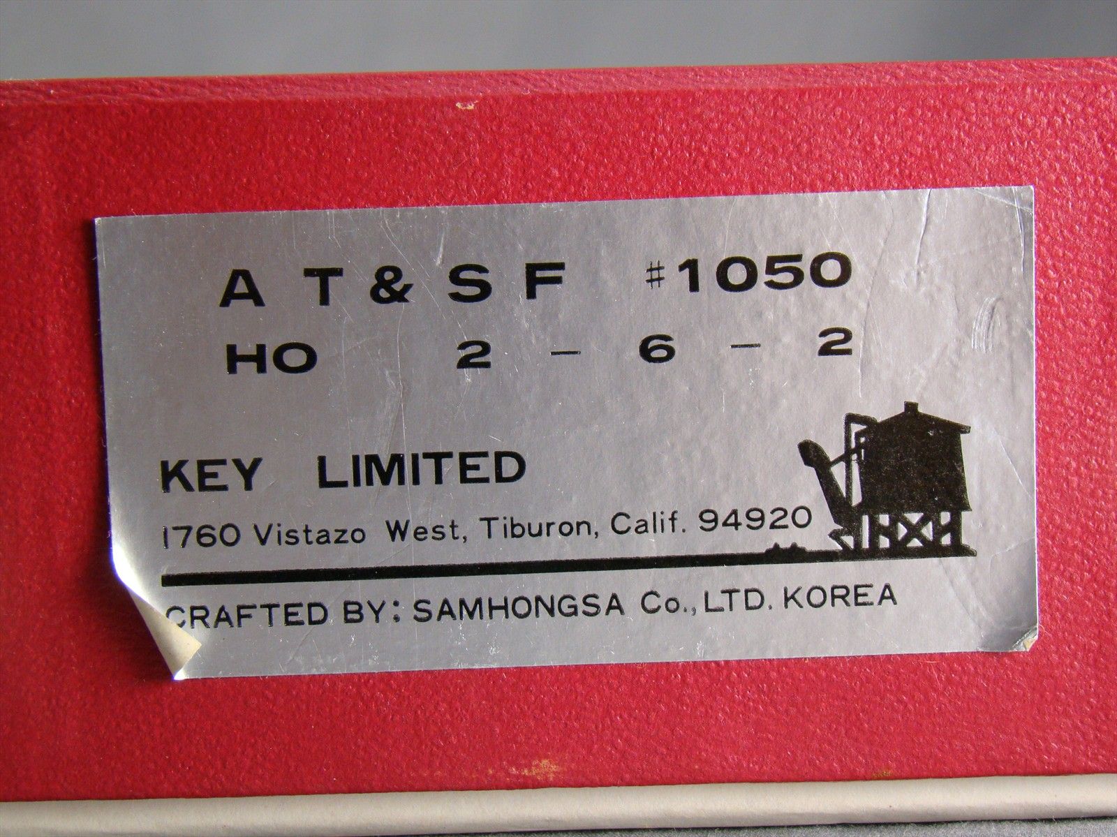 HO Key AT&SF Santa Fe #1050 2-6-2 Key's 1st Model!