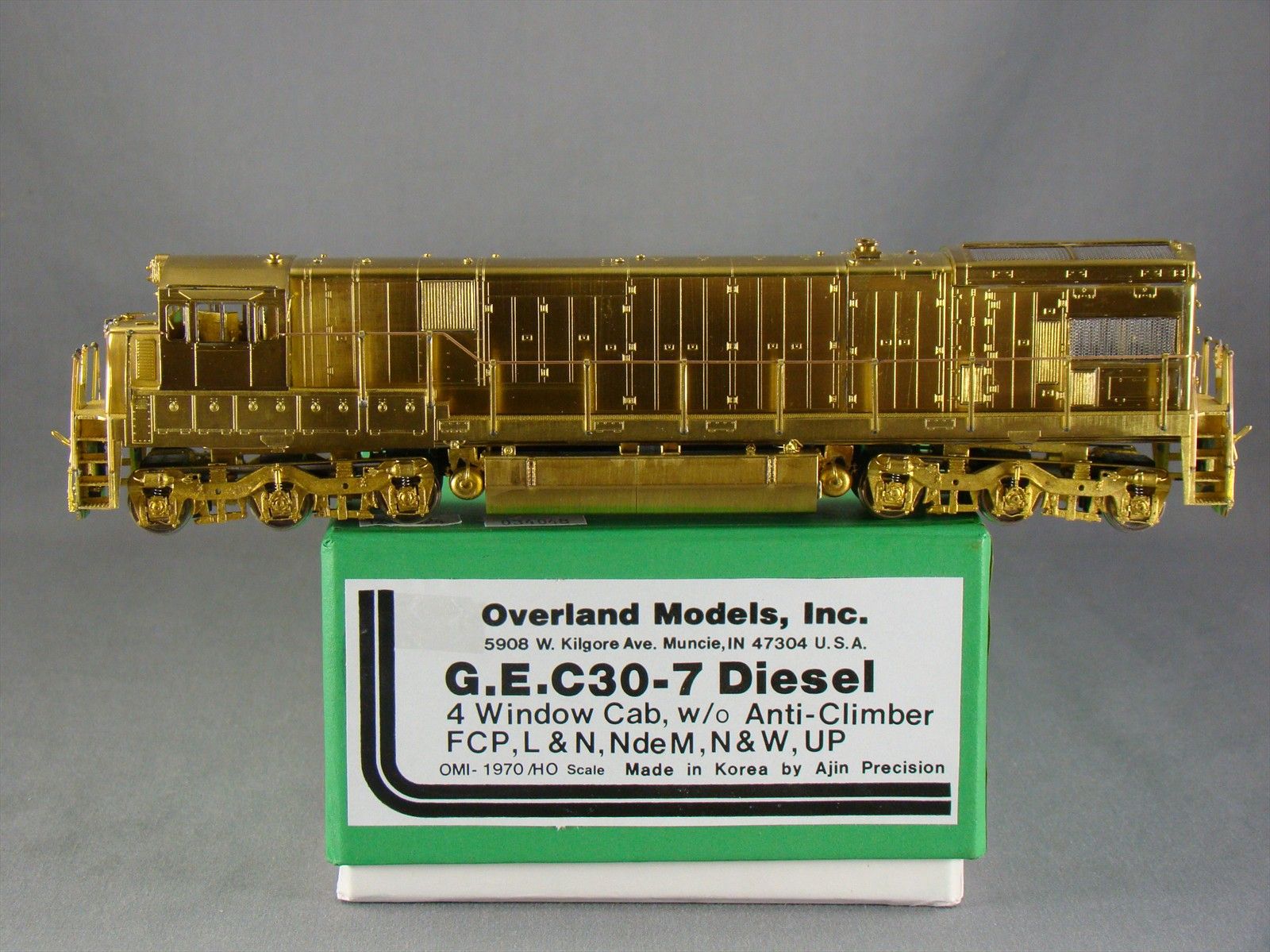 HO Overland OMI 1970 GE C30-7 Diesel FCP L&N NdeM N&W UP