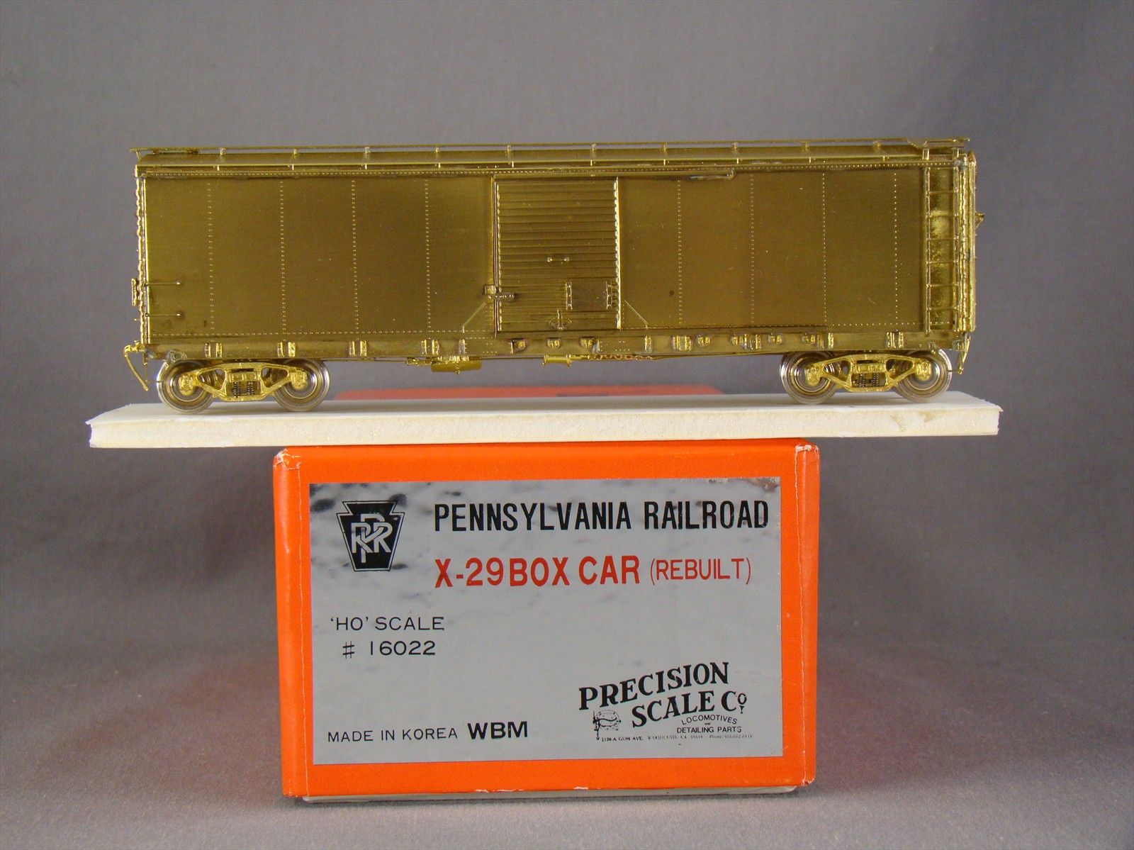 HO PSC 16022 PRR Pennsylvania X-29 Box Car (Rebuilt)