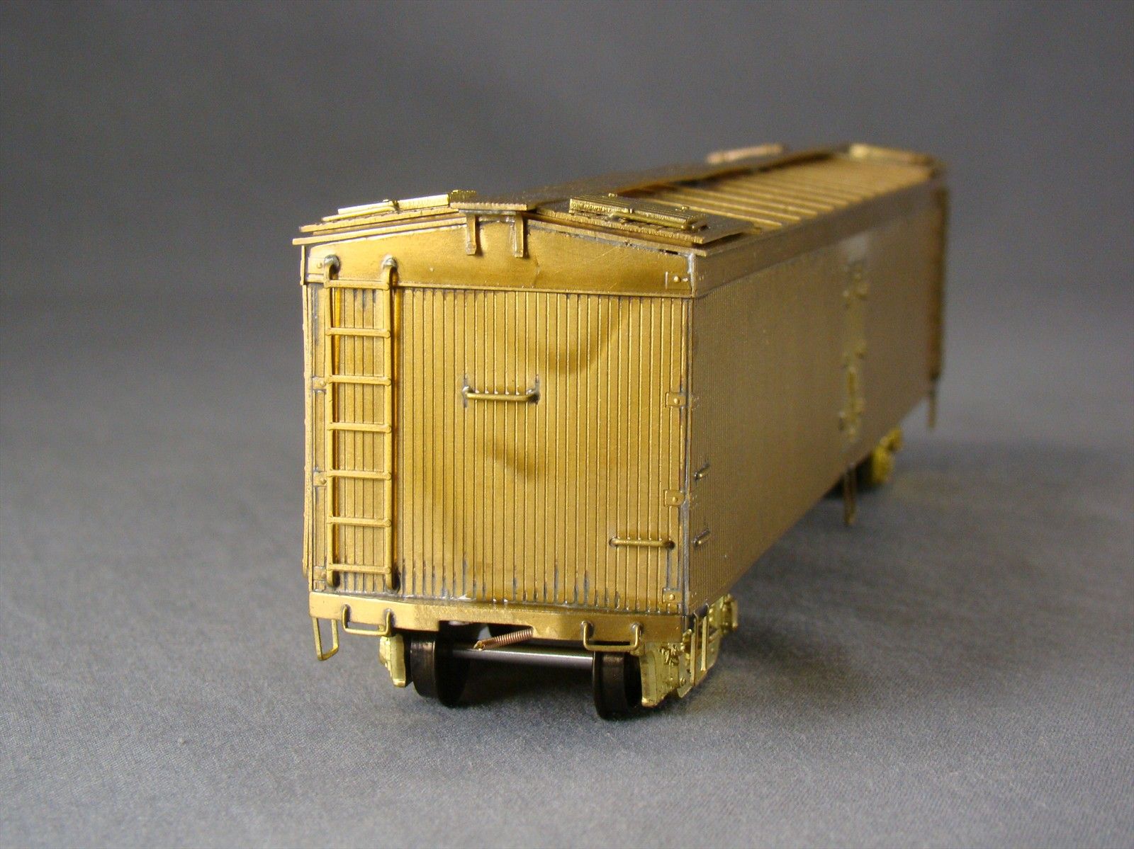 HO Brass Nickel Plate Products 50' Wood Reefer