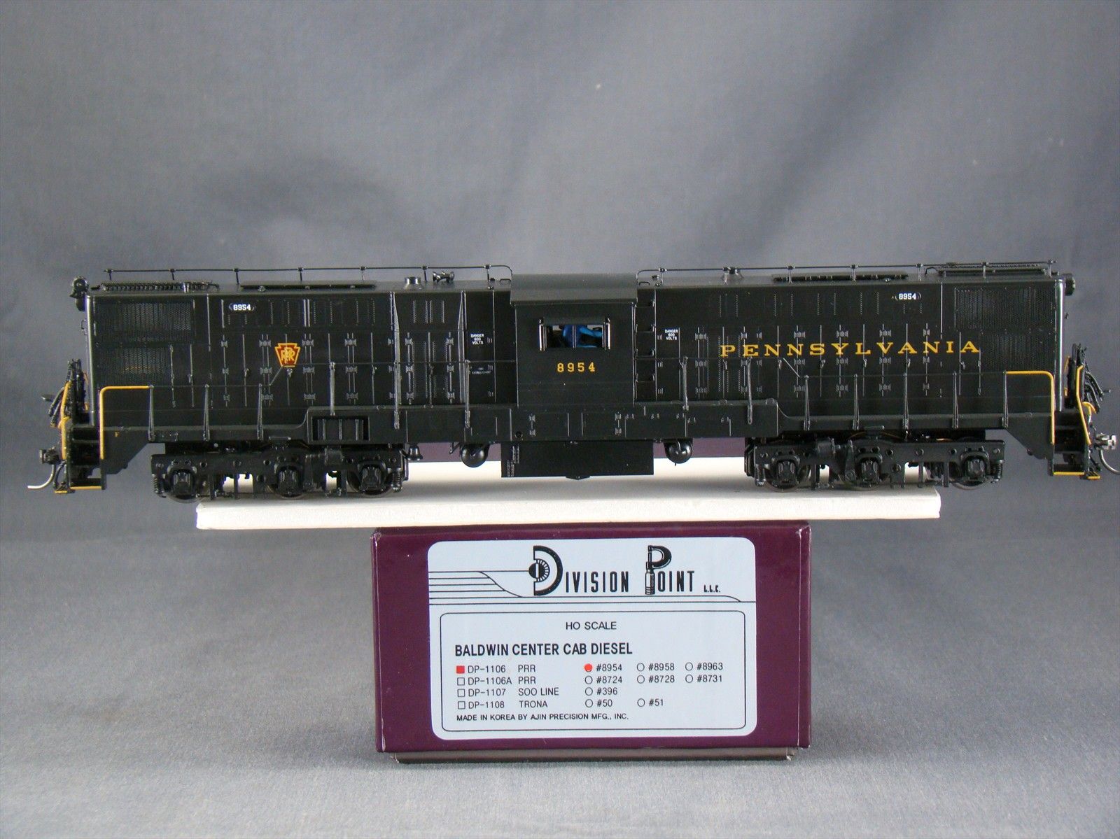 HO Division Point PRR Pennsylvania Center Cab #8954