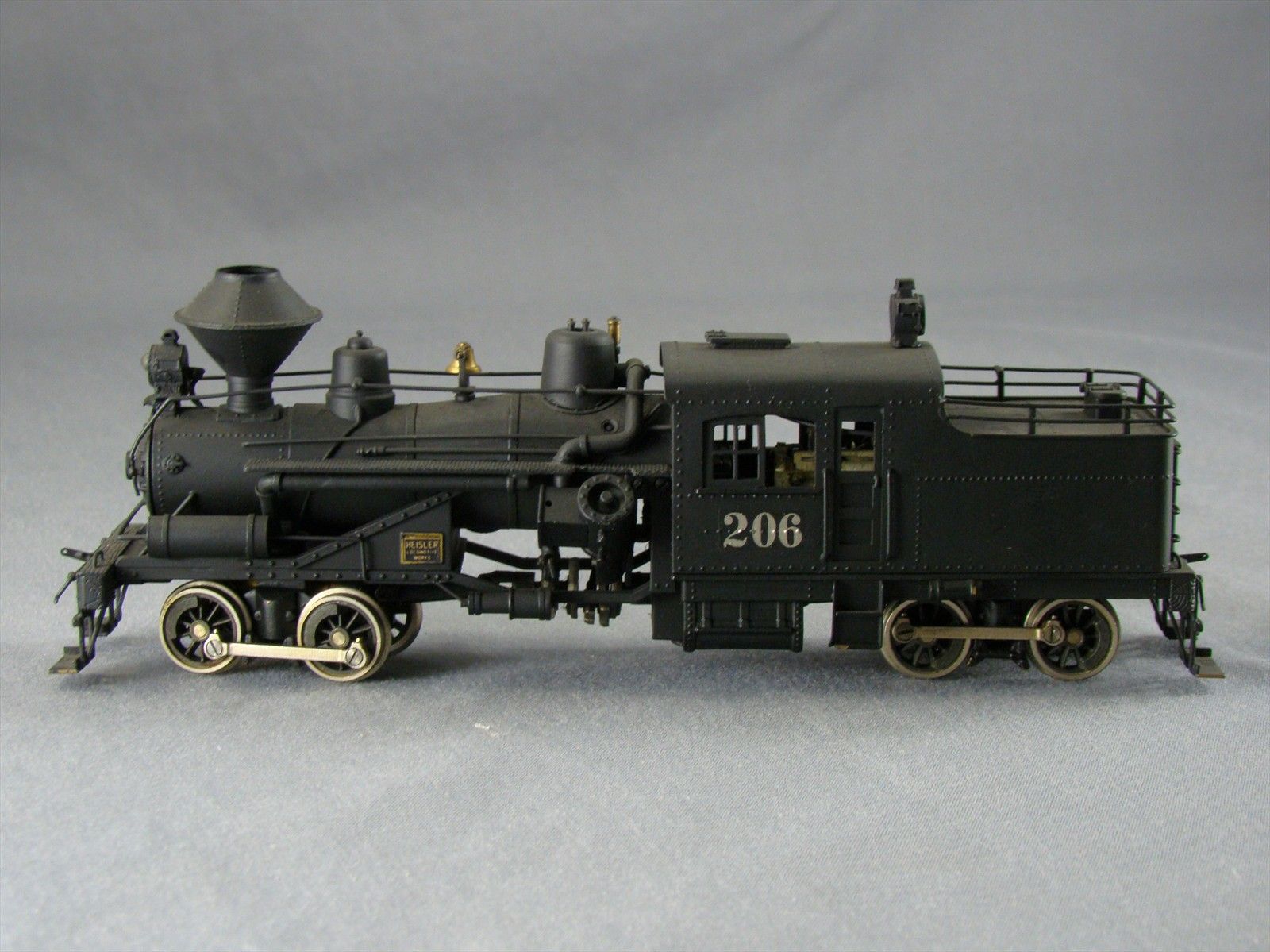 HO PFM 2-Truck Heisler Logging Loco #206 - CUSTOM