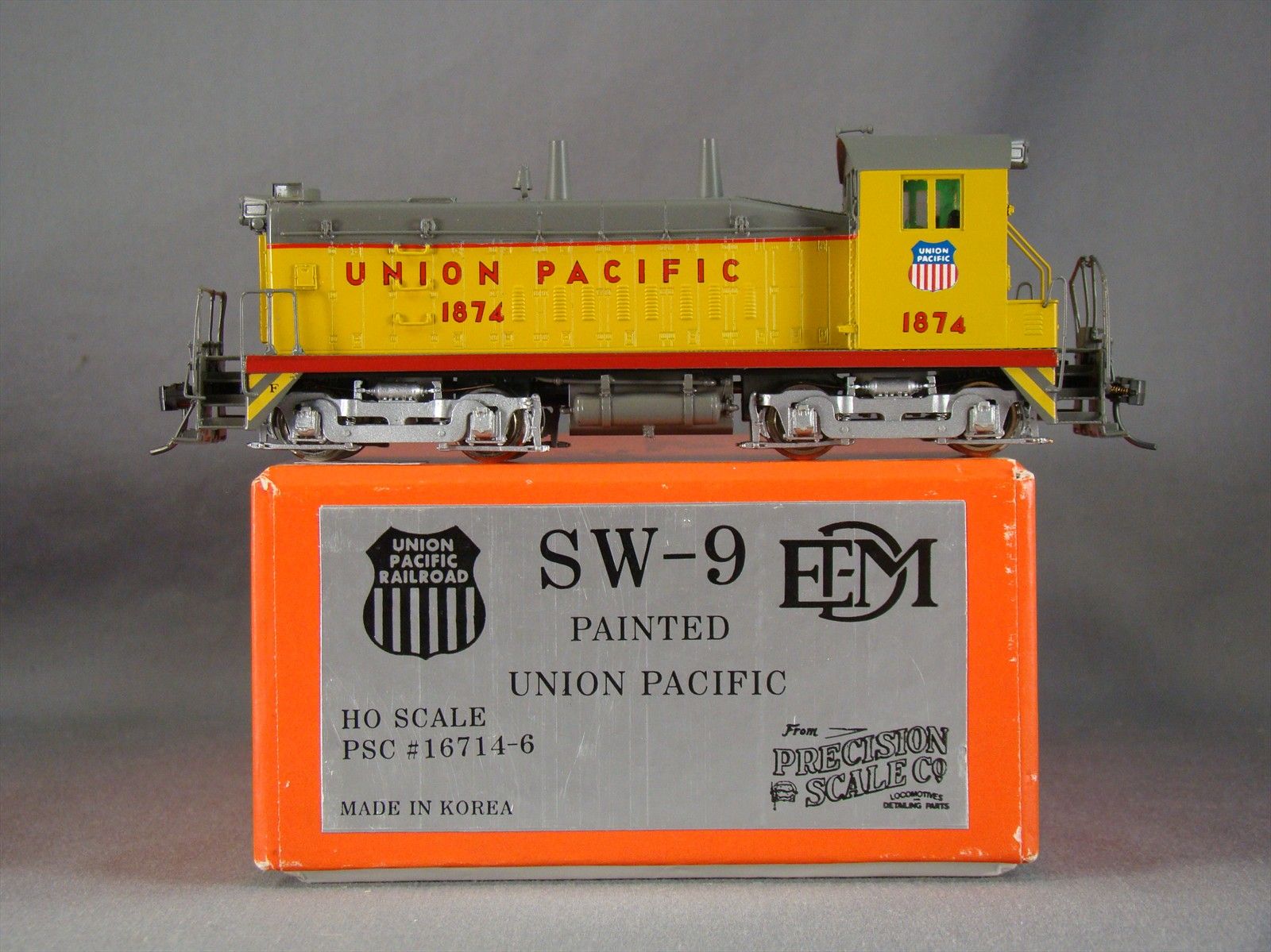 HO PSC Precision Scale UP Union Pacific SW-9 Diesel #1874