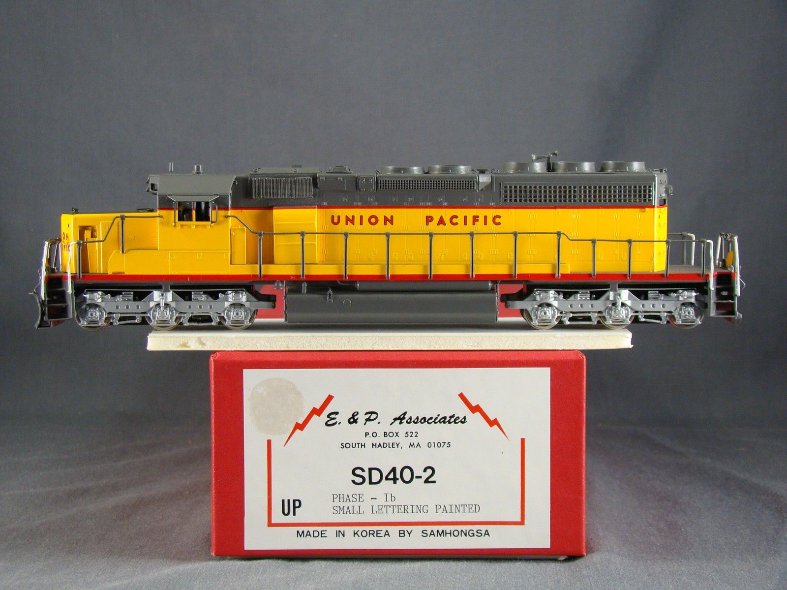 HO E&P Associates UP Union Pacific EMD SD40-2 Diesel Phase 1b