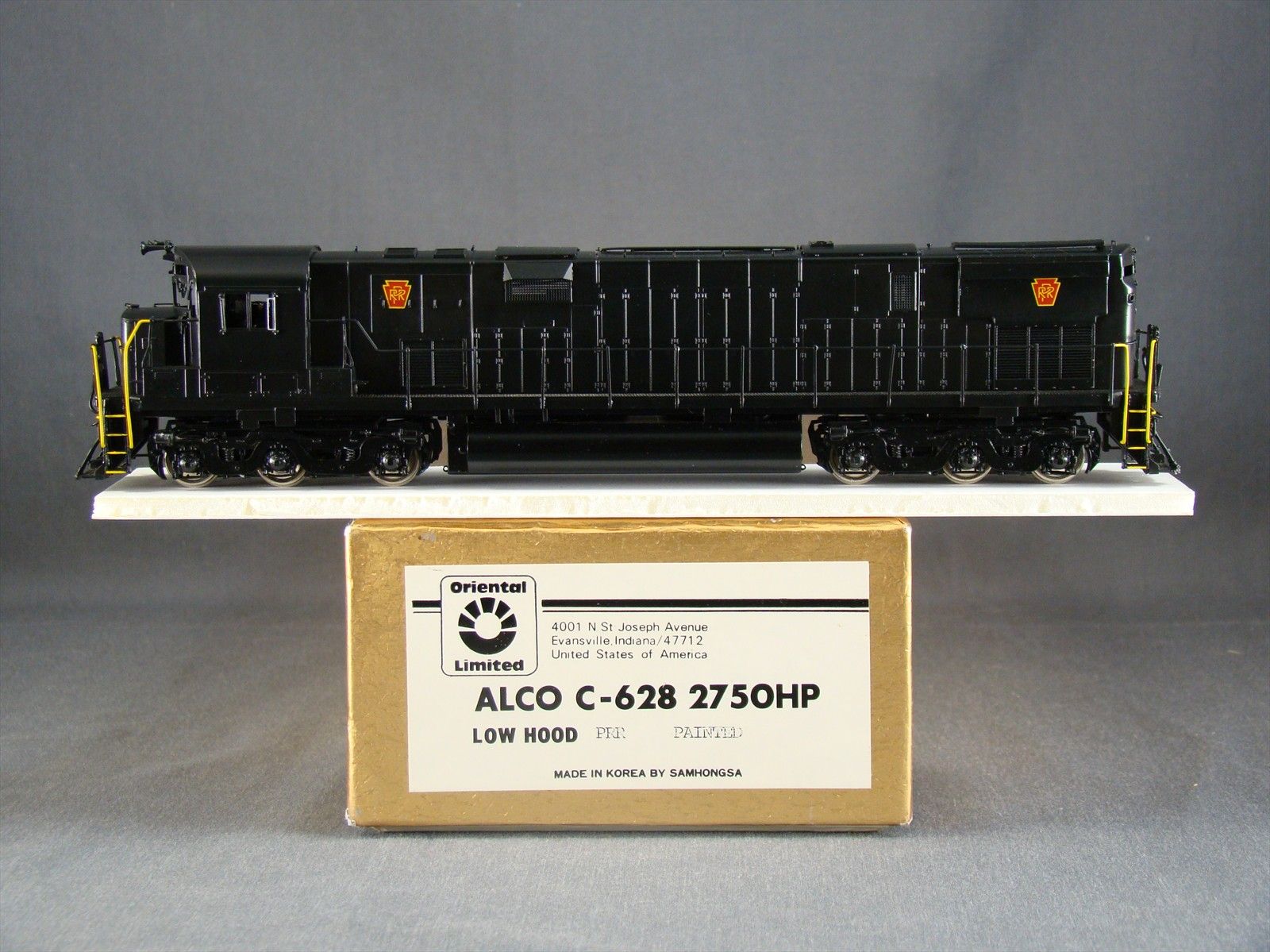 HO Oriental Limited PRR Pennsylvania ALCO C-628 Low Hood Diesel