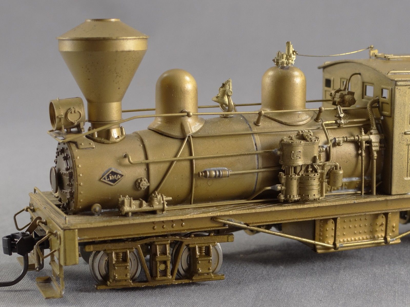 HO PFM United LIMA 3-Truck Class B-3 Logging Shay w/ Balloon Stack