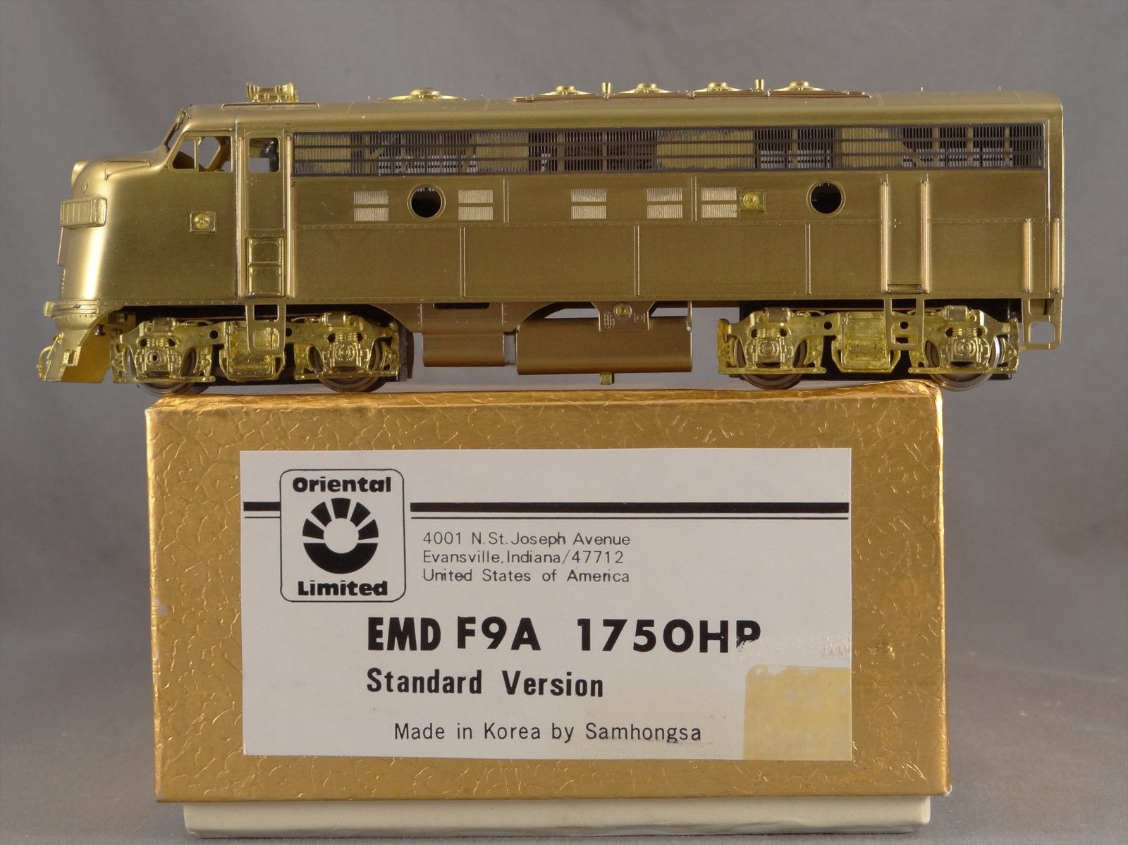 HO Brass Oriental Limited EMD F9A 1750HP Diesel - Standard